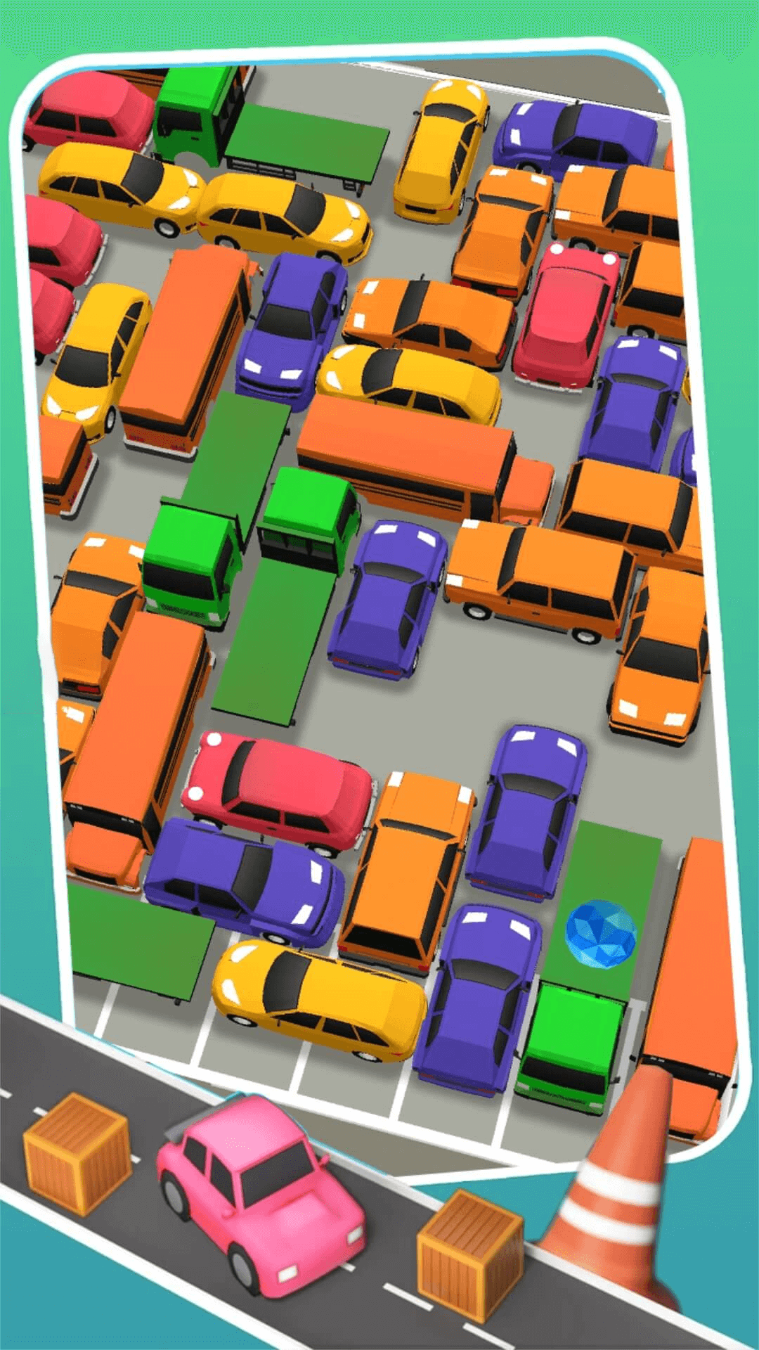 Traffic Maze Master: how to drive your car out off this jam parking ...
