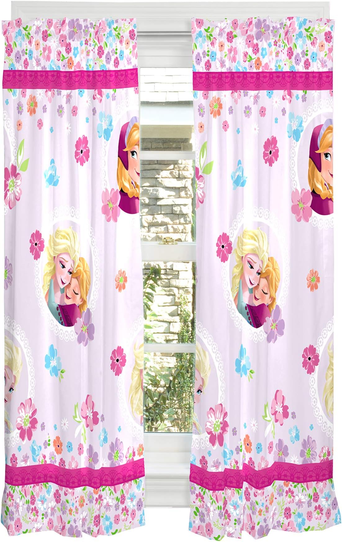 Amazon.com: Disney Frozen 2 Kids Room Window Curtain Panels Drapes Set ...
