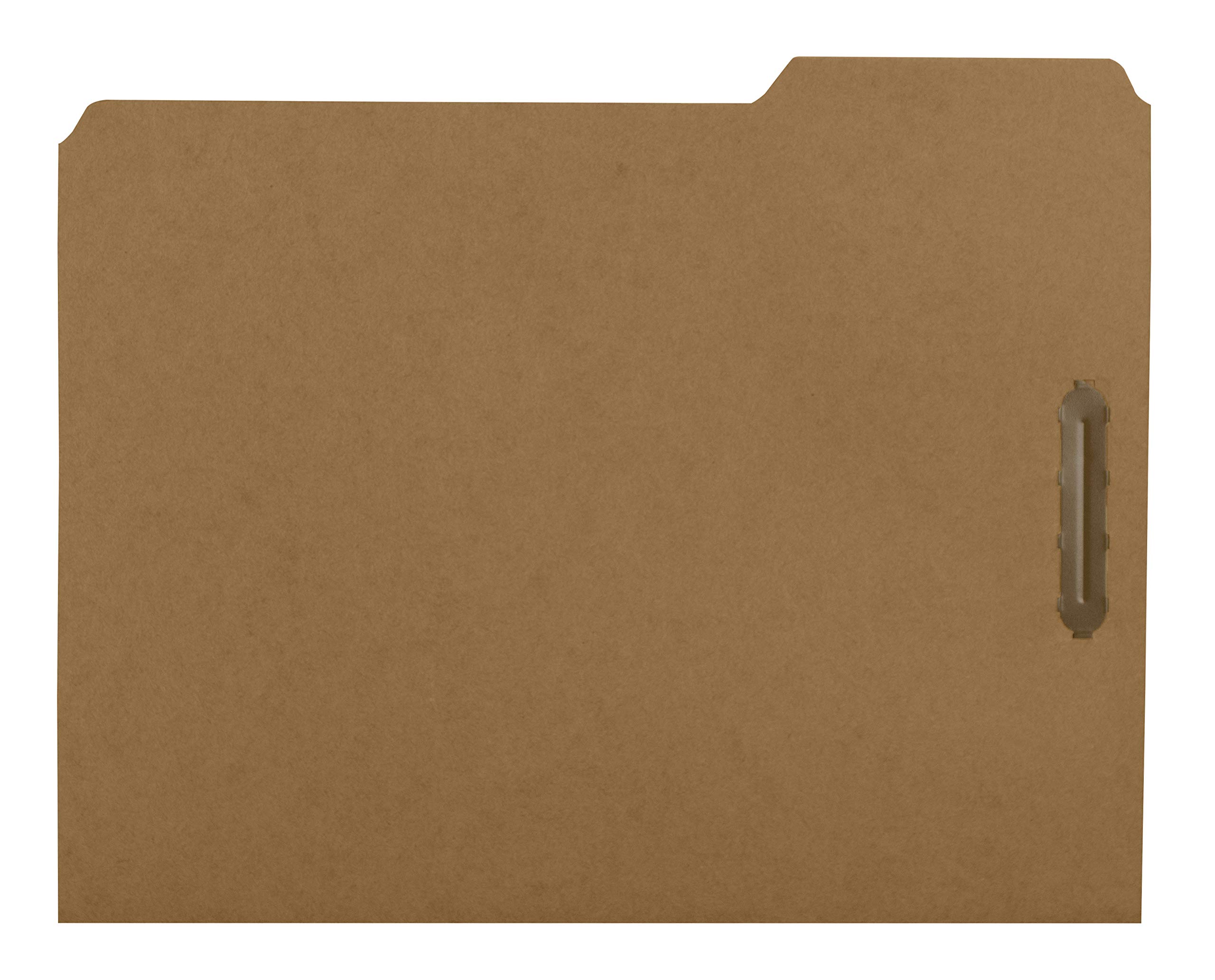 Snapklik.com : The File King Kraft File Folder Single 2 Fastener Prong ...