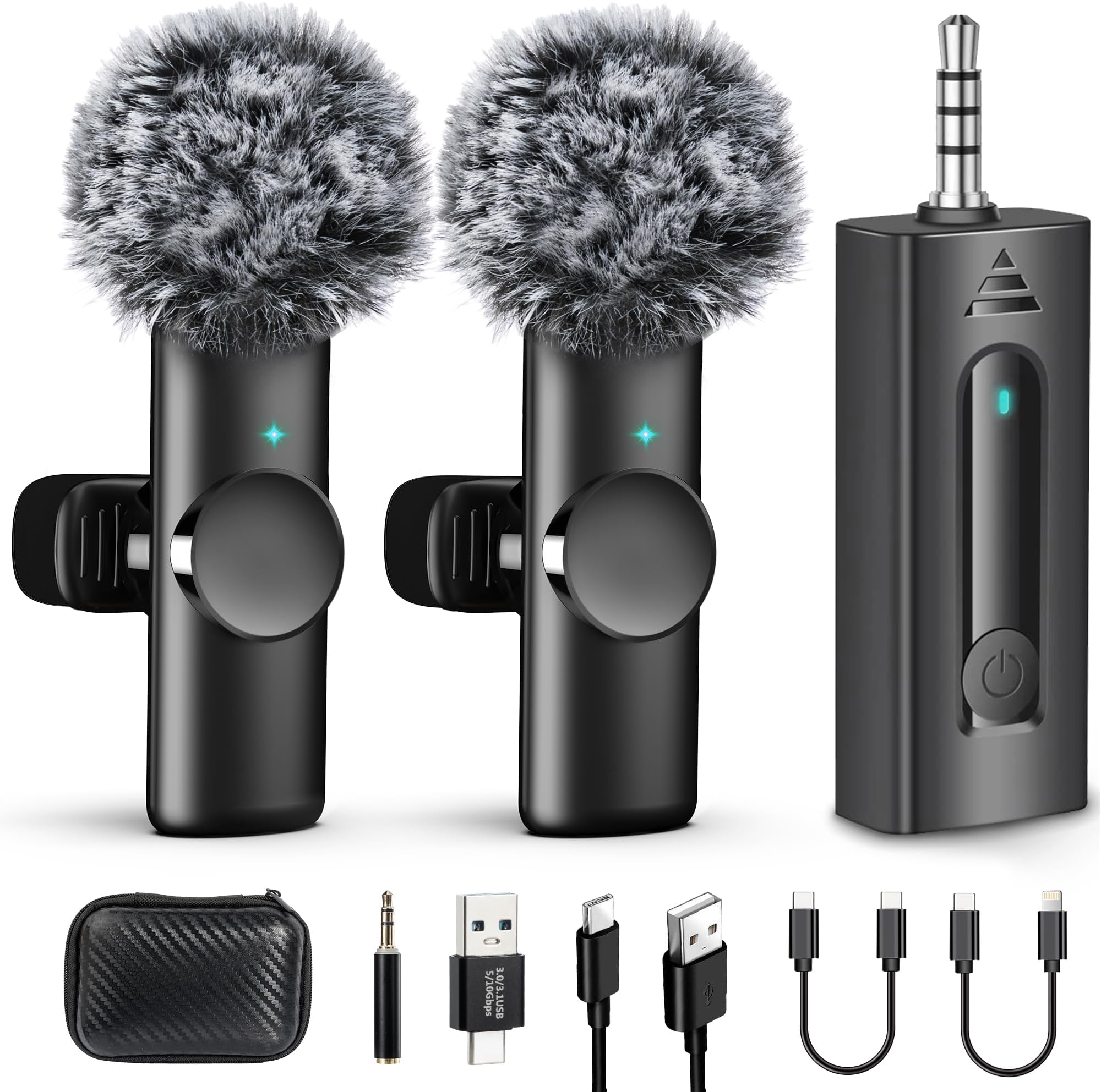 Amazon.com: Saramonic Dual Wireless VHF Lavalier Microphone Bundle with ...