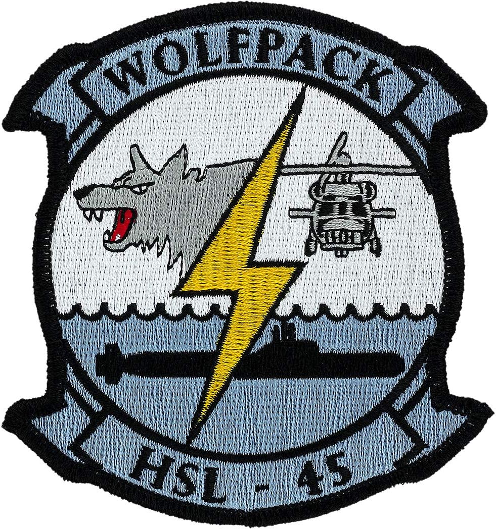 Amazon.com: Helicopter Anti-Submarine Squadron (Light) HSL-45 Wolfpack ...