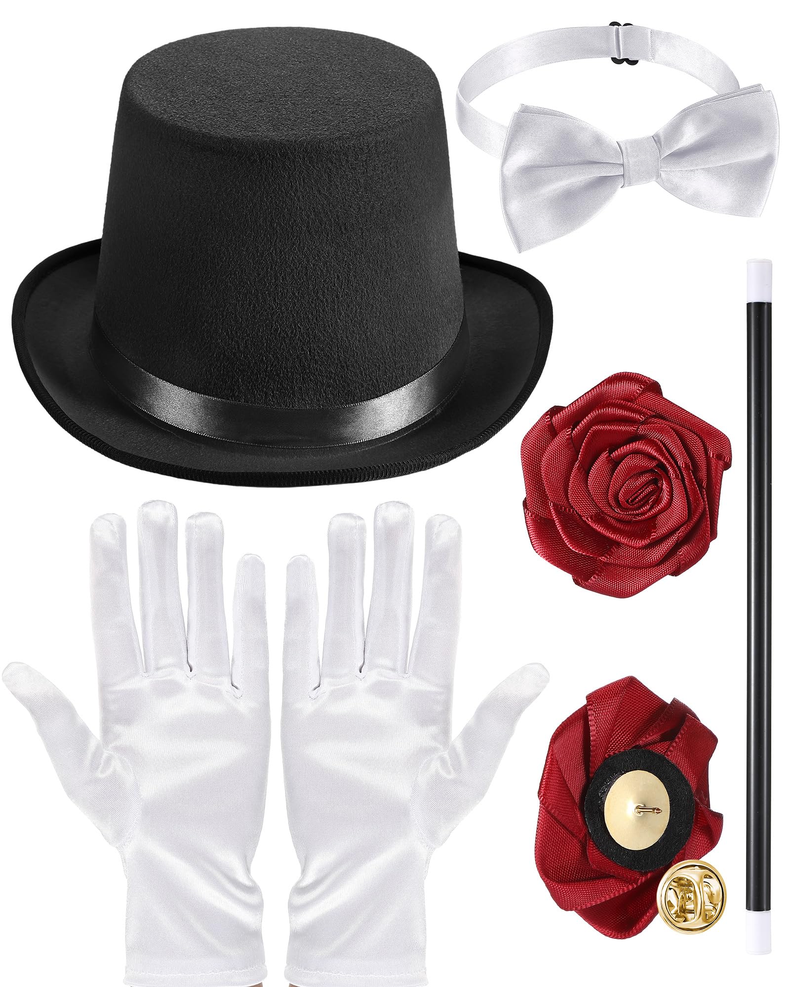 Amazon.com: Silicherry Set of 5 Adult Magician Costume Accessories ...
