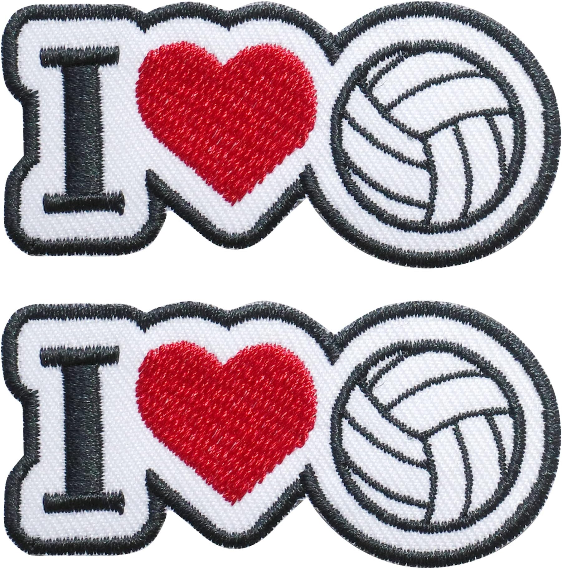 Amazon.com: Volleyball Embroidered Patch Beach Volley Ball Iron-On ...