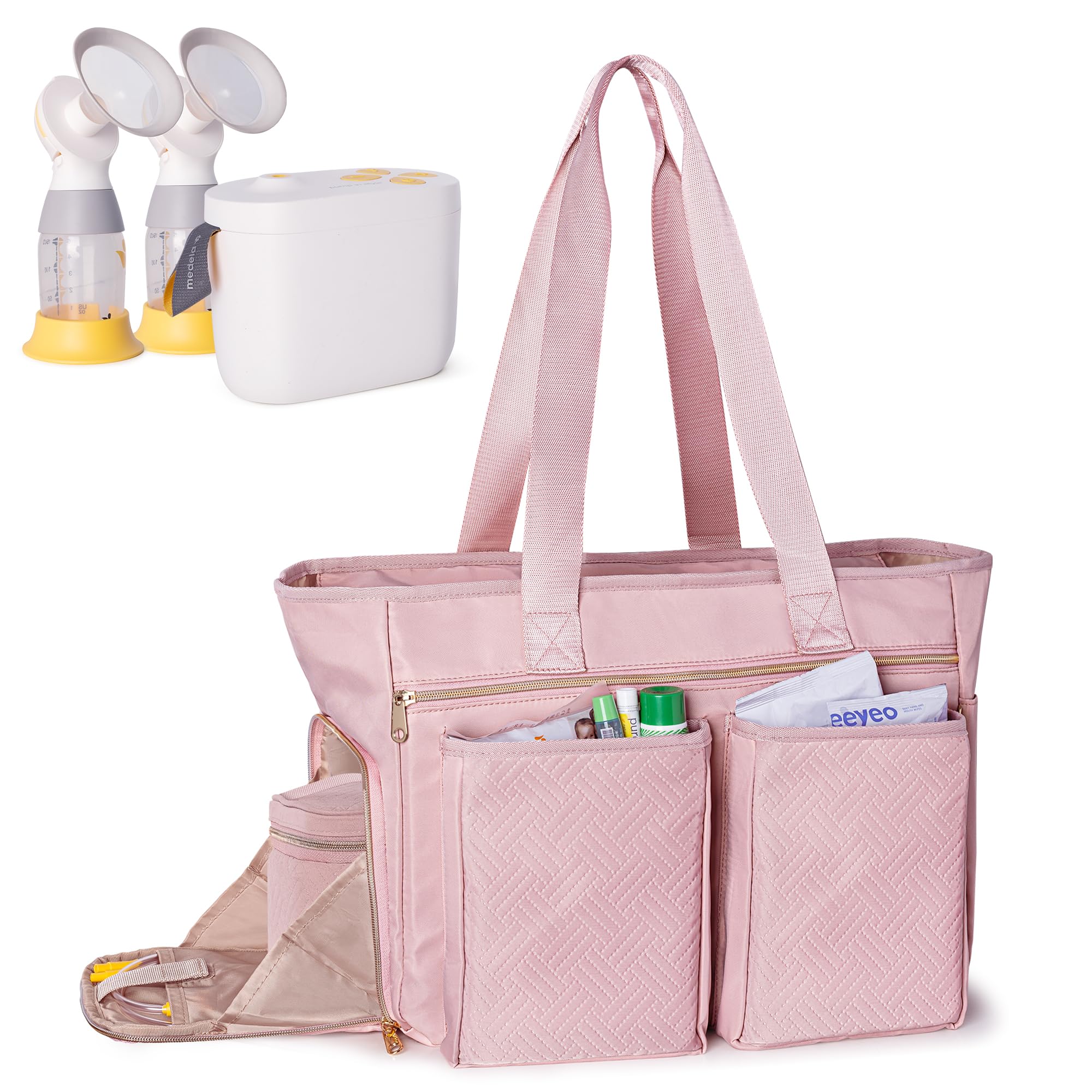 Amazon.com: Fasrom Wearable Breast Pump Tote Bag Compatible with Medela ...