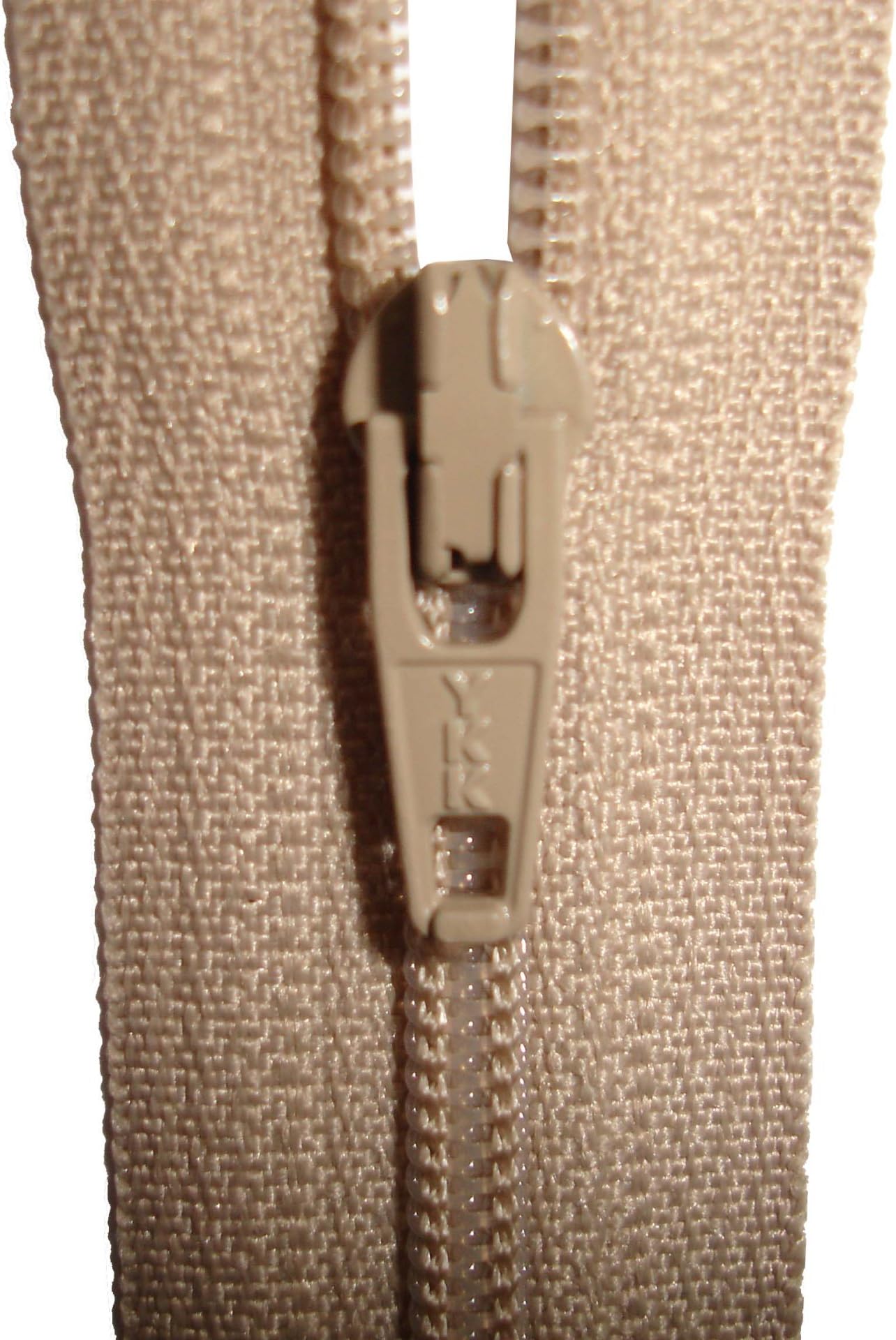 Beige No. 5 Lightweight Nylon Open Ended Zip (24"/61cm) : Amazon.co.uk ...