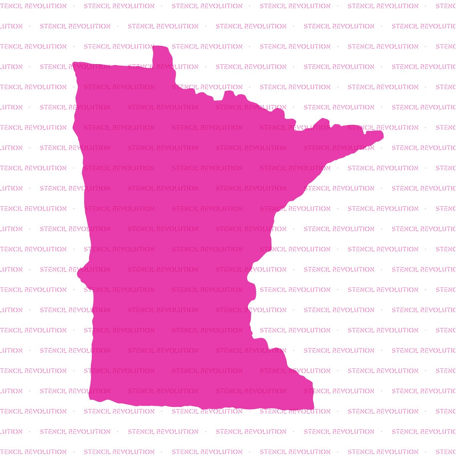 Outline Of Minnesota Template Minnesota State Map On United States Of