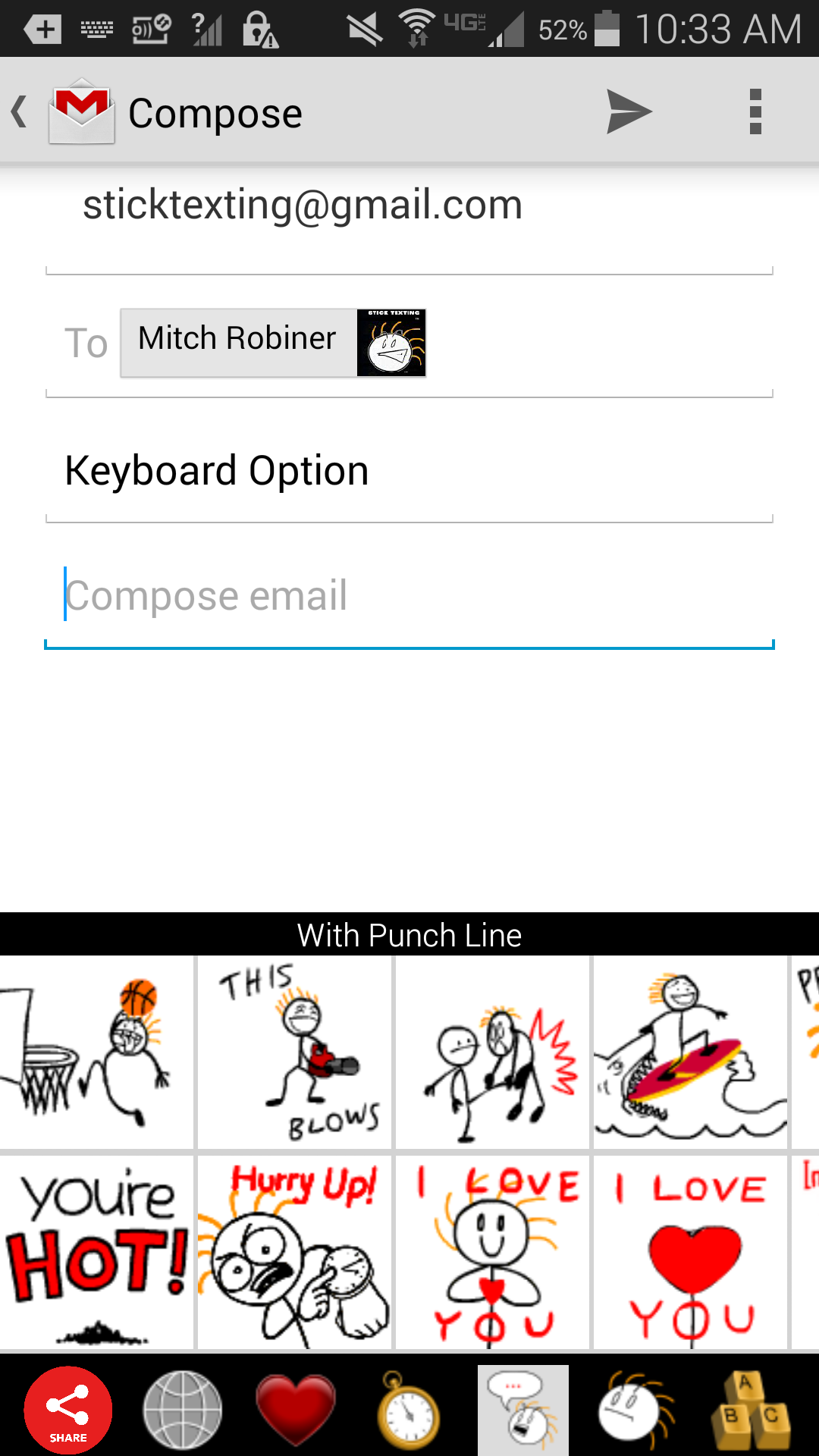 Stick Texting Lite:Amazon.com:Appstore for Android