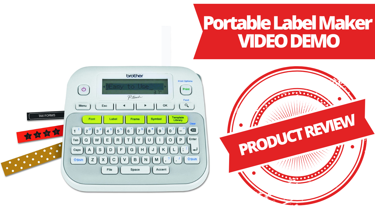 Watch Full Demo On How This Brother P-Touch Label Maker Works! on ...