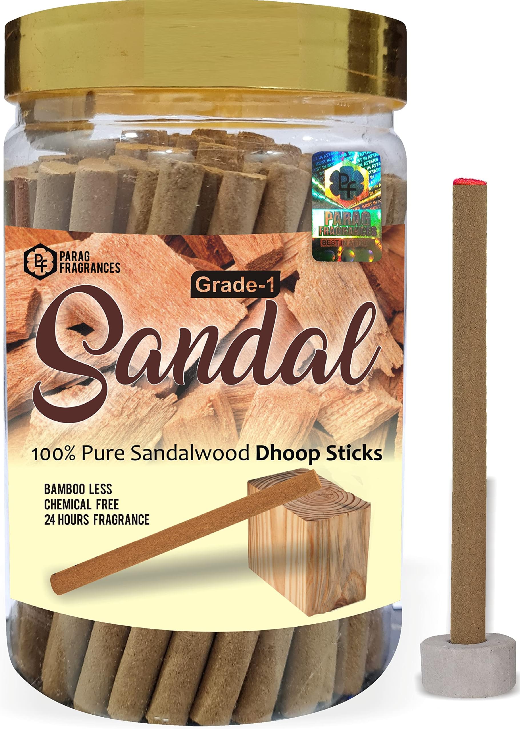 Betala Fragrance Chandan Flavour Dhoop Sticks for Pooja, Pack of 200 Gm ...