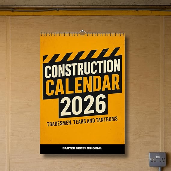 Construction Calendar 2026 | Funny Trade Banter Calendar | Builders ...