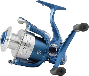 Shakespeare Mach 2 Front Drag Reel 050 Size - Blue/Silver, 556 G ...