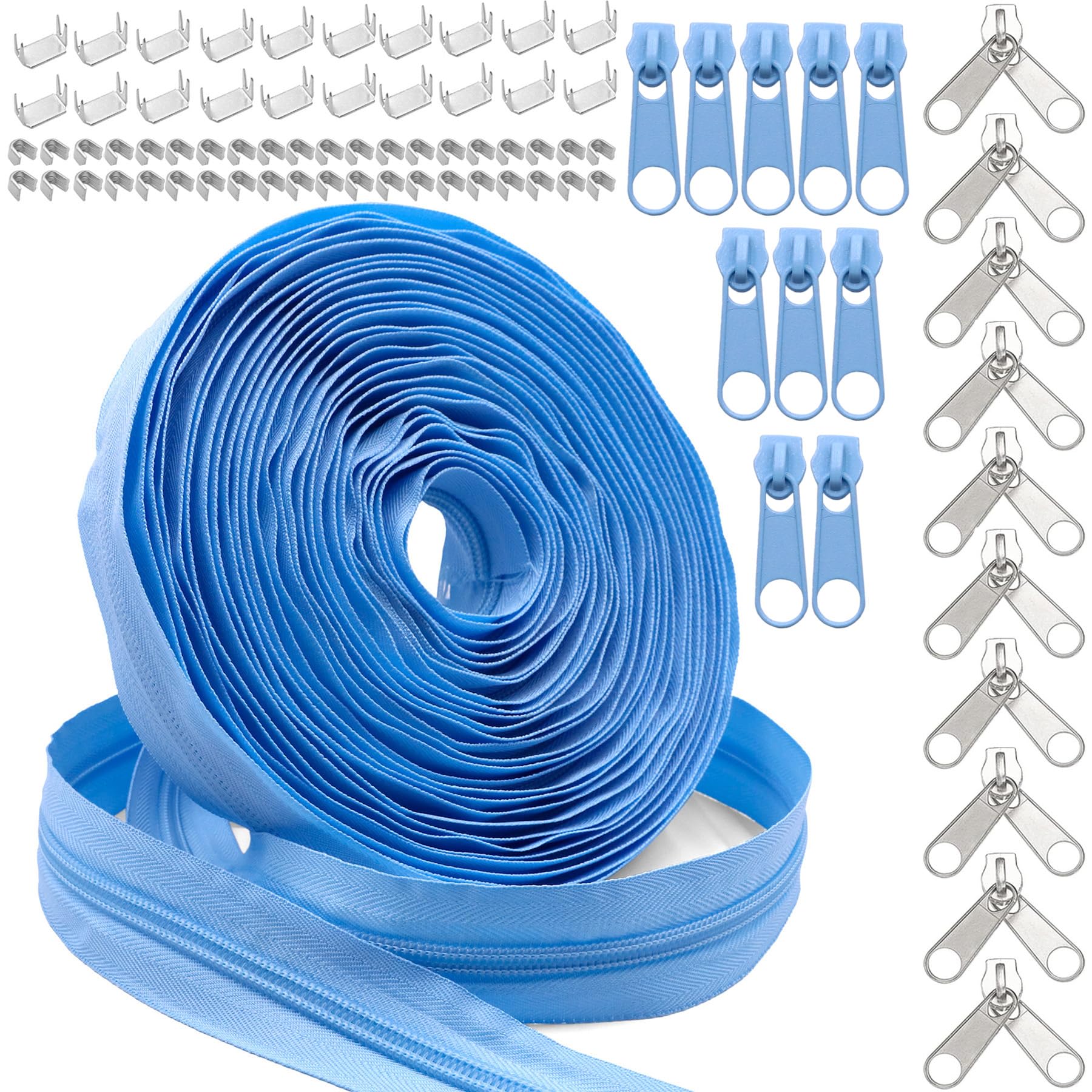 Amazon.com: #5 Nylon Zipper Tape for Sewing: YZSFIRM 10 Yard Zippers by ...