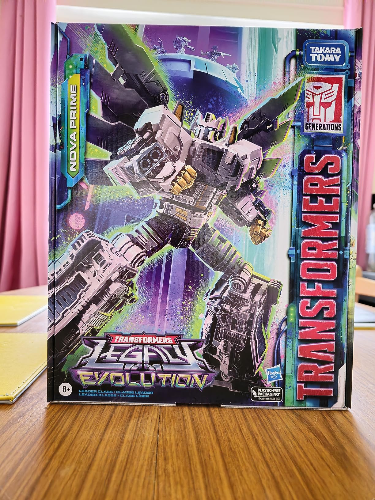 Transformers Legacy Evolution Leader Class Nova Prime 7” Action Figure ...