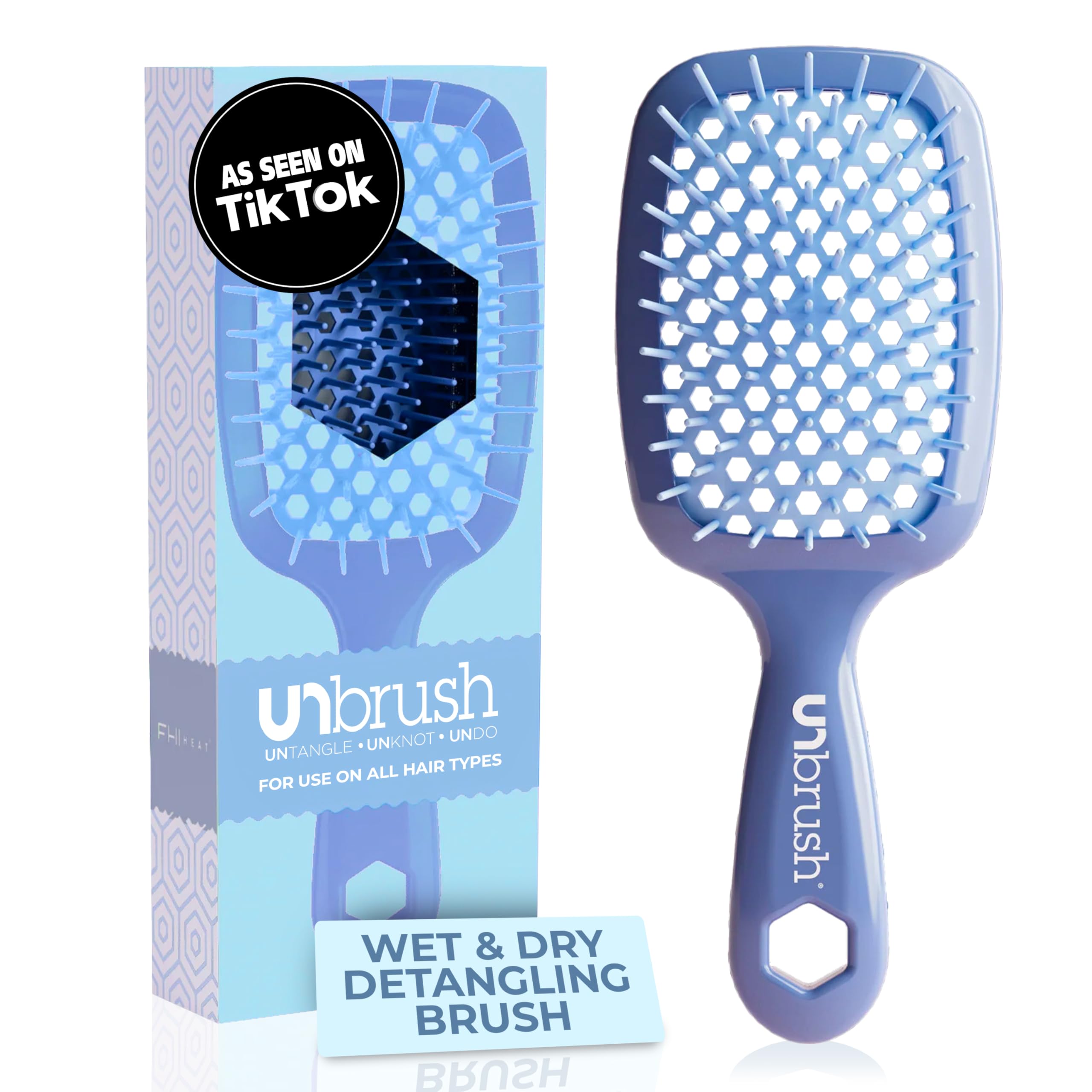 Amazon.com: FHI Heat UNbrush Detangling Brush for Pain-Free Brushing on ...