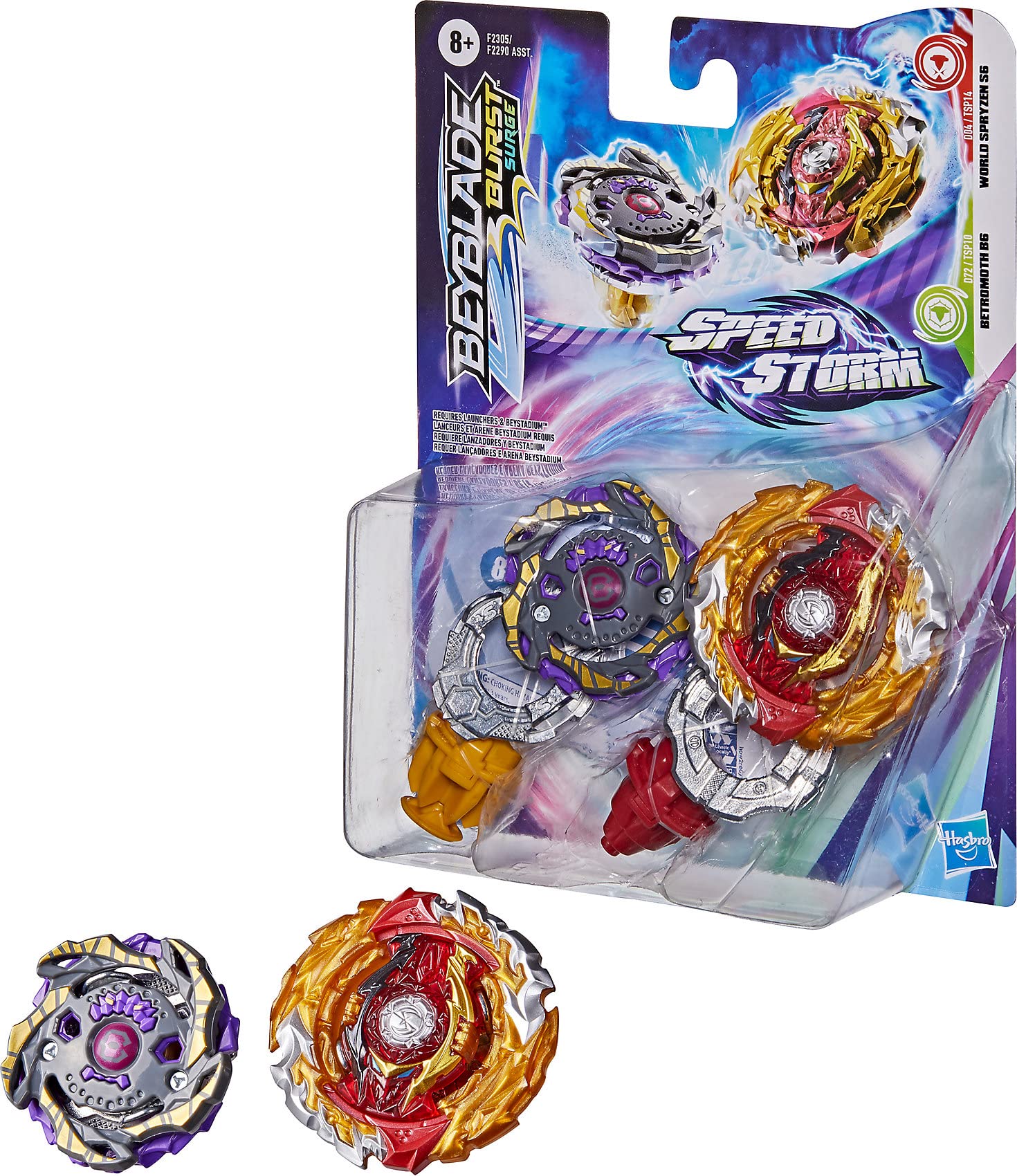 Buy Hasbro Beyblade Burst Surge Speedstorm, World Spryzen S6 and ...