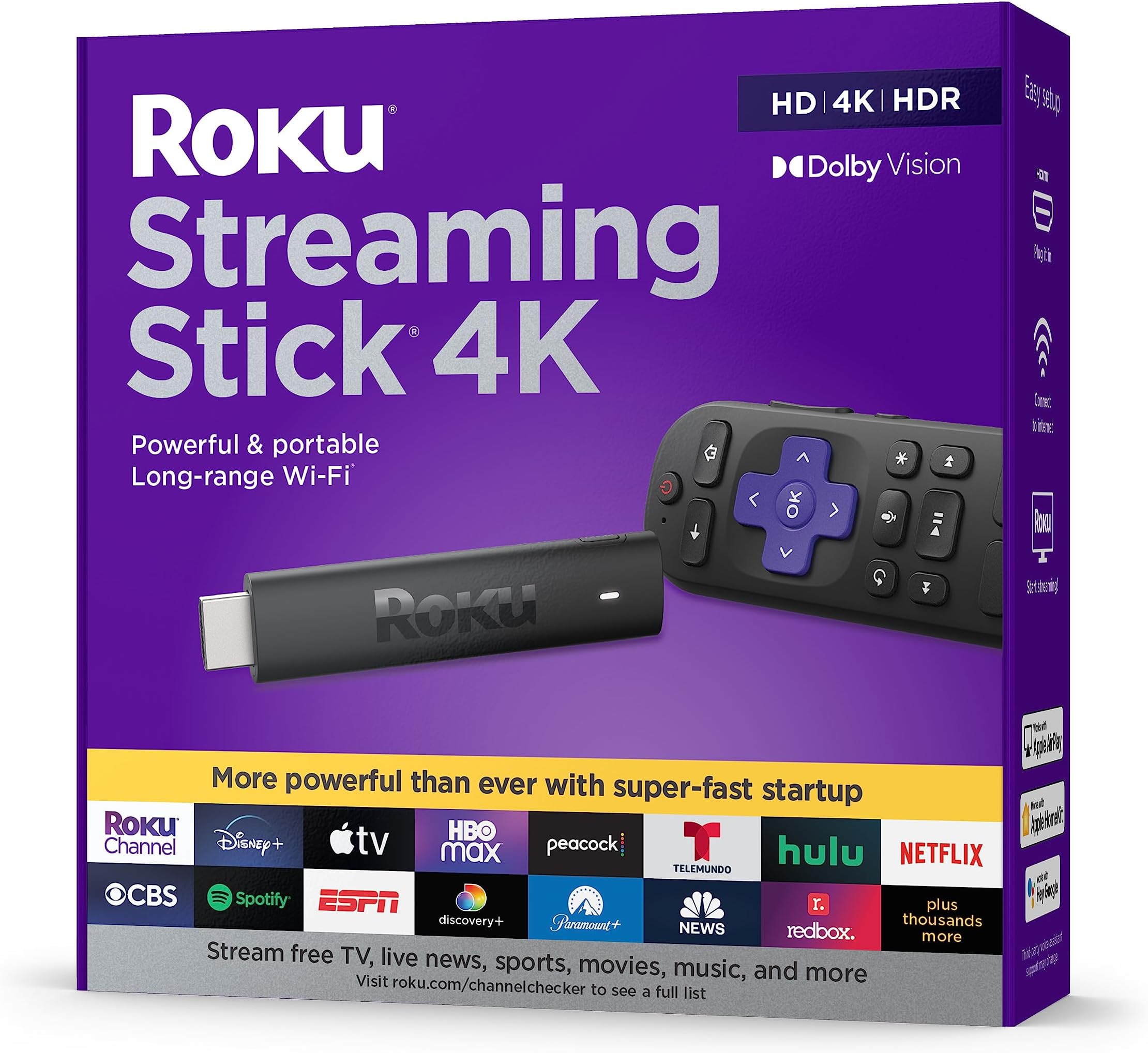 Amazon.com: Roku Streaming Stick (3600R) - HD Streaming Player with ...