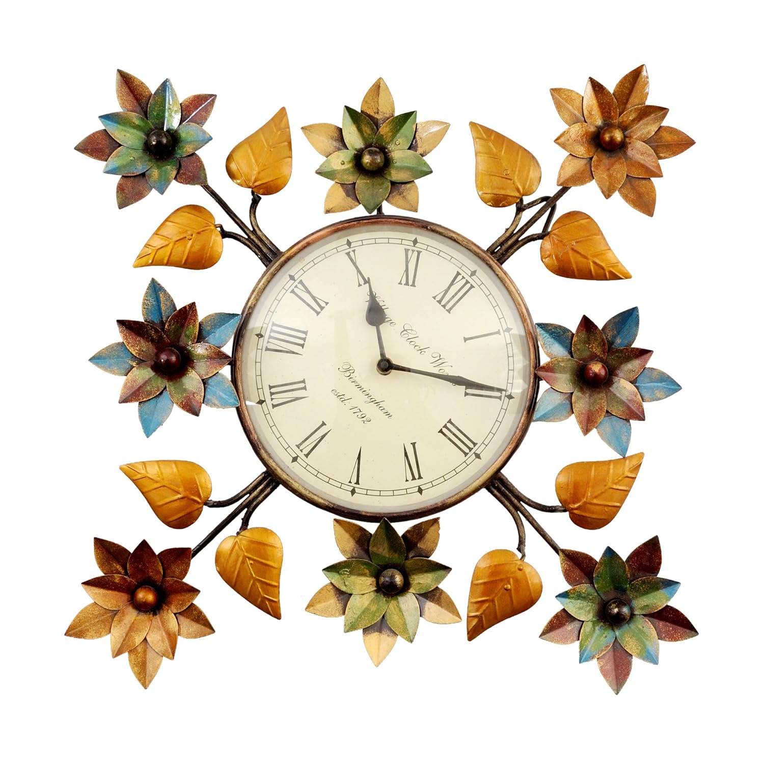 Buy Village ClockWorks Iron Birmingham 1792 Wall Clock (50 cm x 7 cm x ...