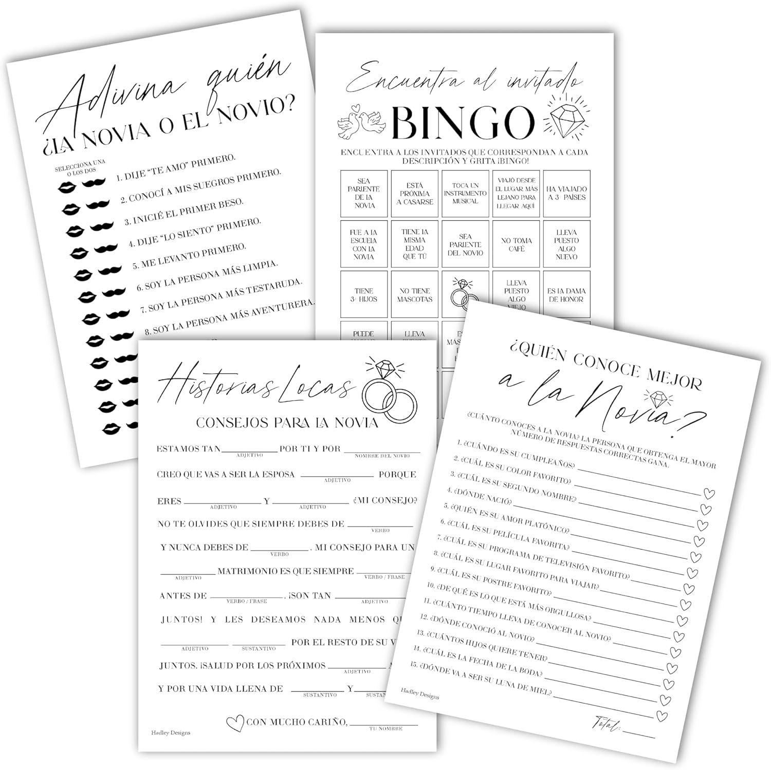 Juegos para Despedida de Soltera En Español, Juegos para Despedida De ...