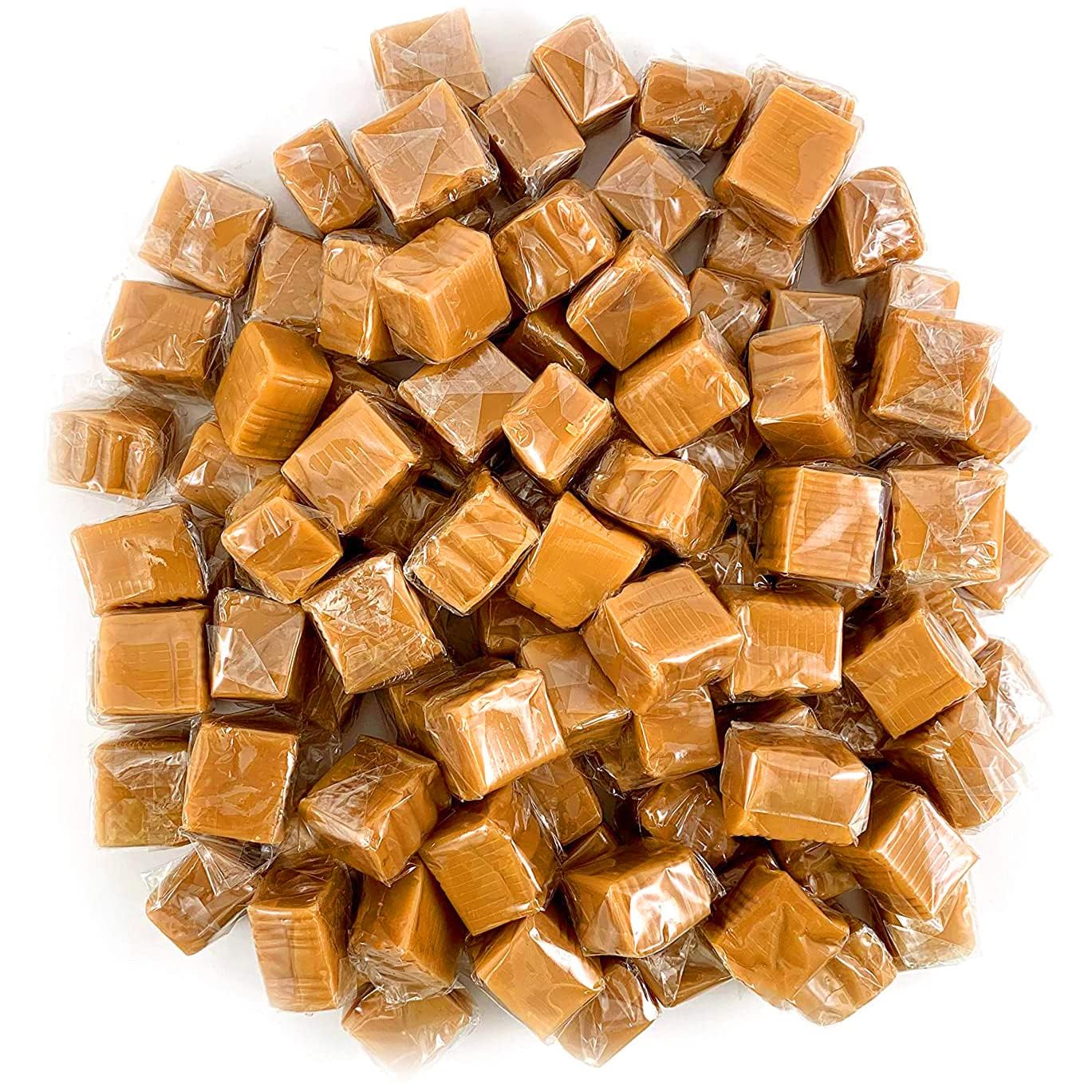 Cuadrados de caramelo prémium Bolsa de 3 libras de caramelos suaves ...