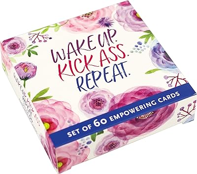 Wake Up Kick Ass Repeat Motivational Card Deck 60 Philippines | Ubuy