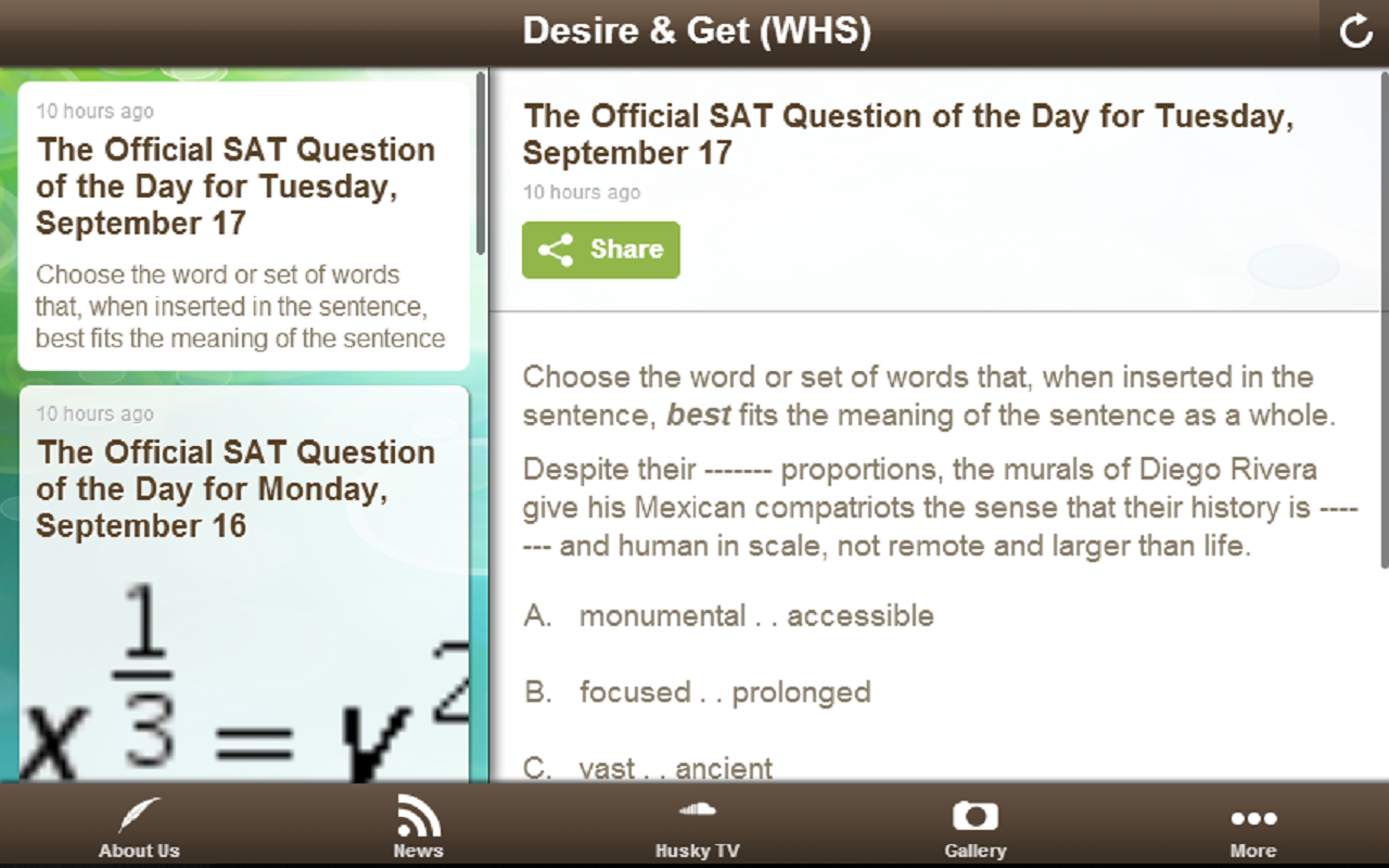 WHS Desire & Get - App on Amazon Appstore