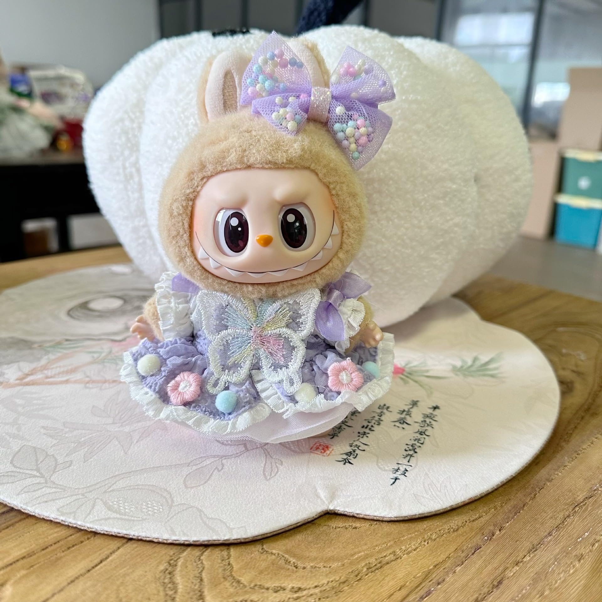 Labubu Doll 17cm Doll Clothes Set For Labubu - Blue Shark Outfit With ...
