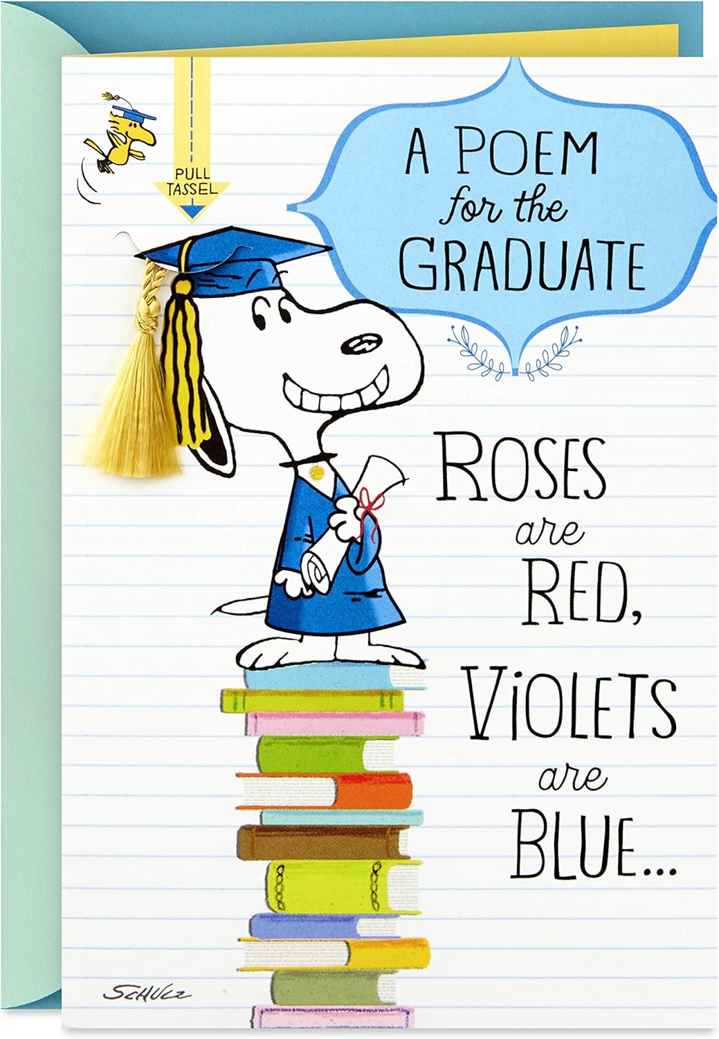 Hallmark Peanuts Graduation Card with Sound (Snoopy, Cap and Gown ...