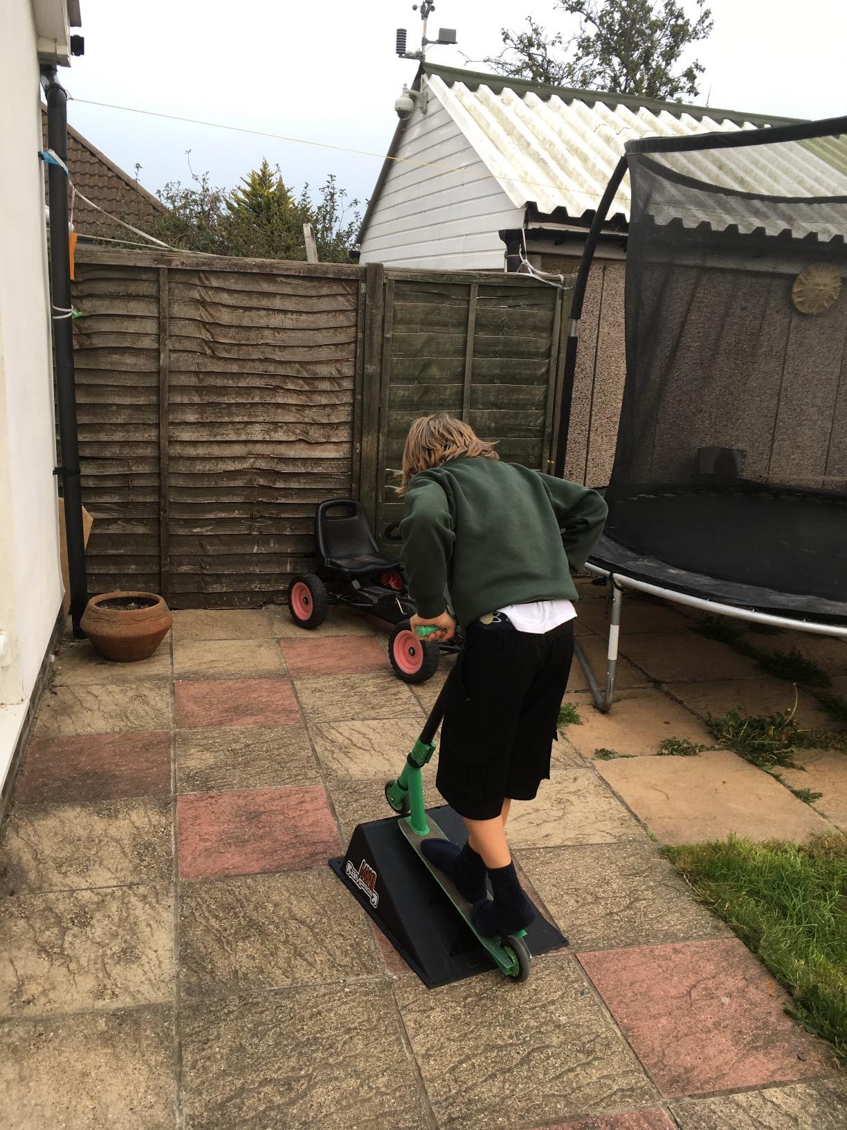 Rampage Skate Ramps for Kids - Single BMX Bike Ramp for Garden and ...