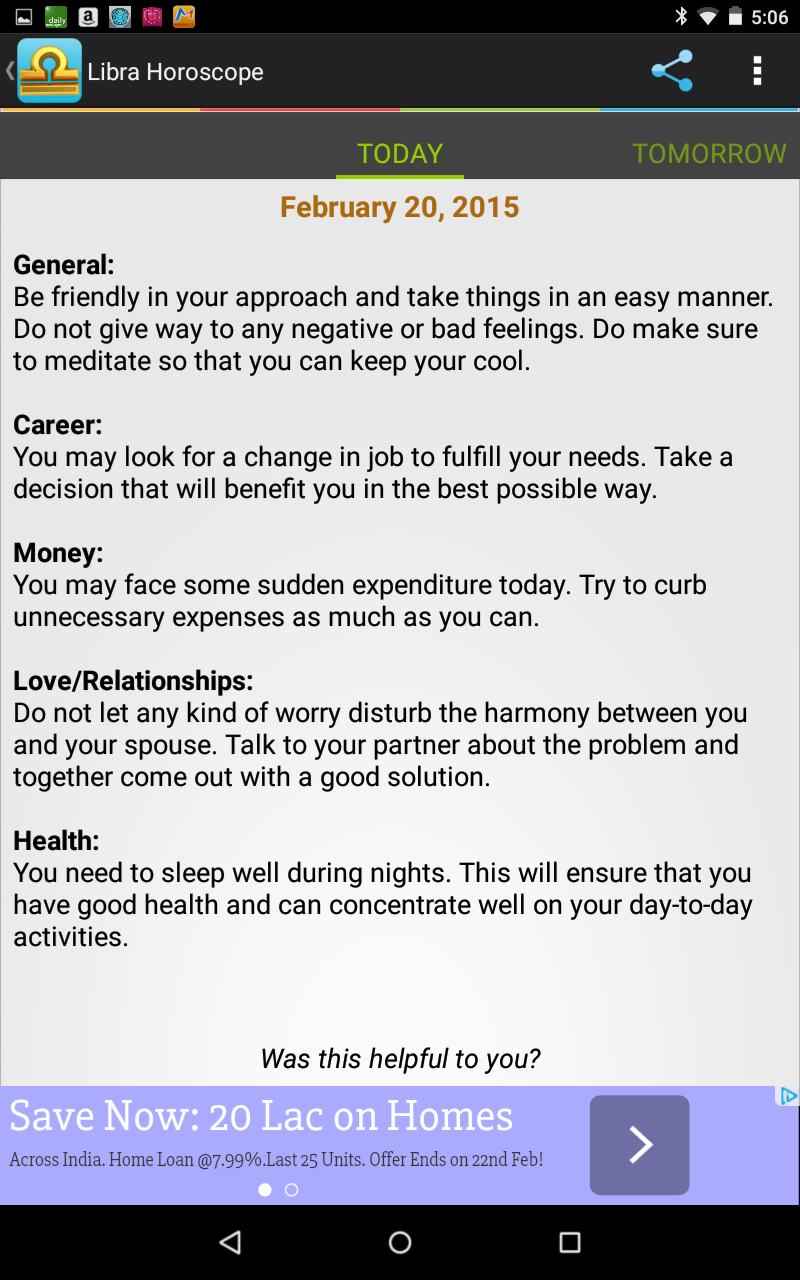 Libra Horoscope - App on Amazon Appstore