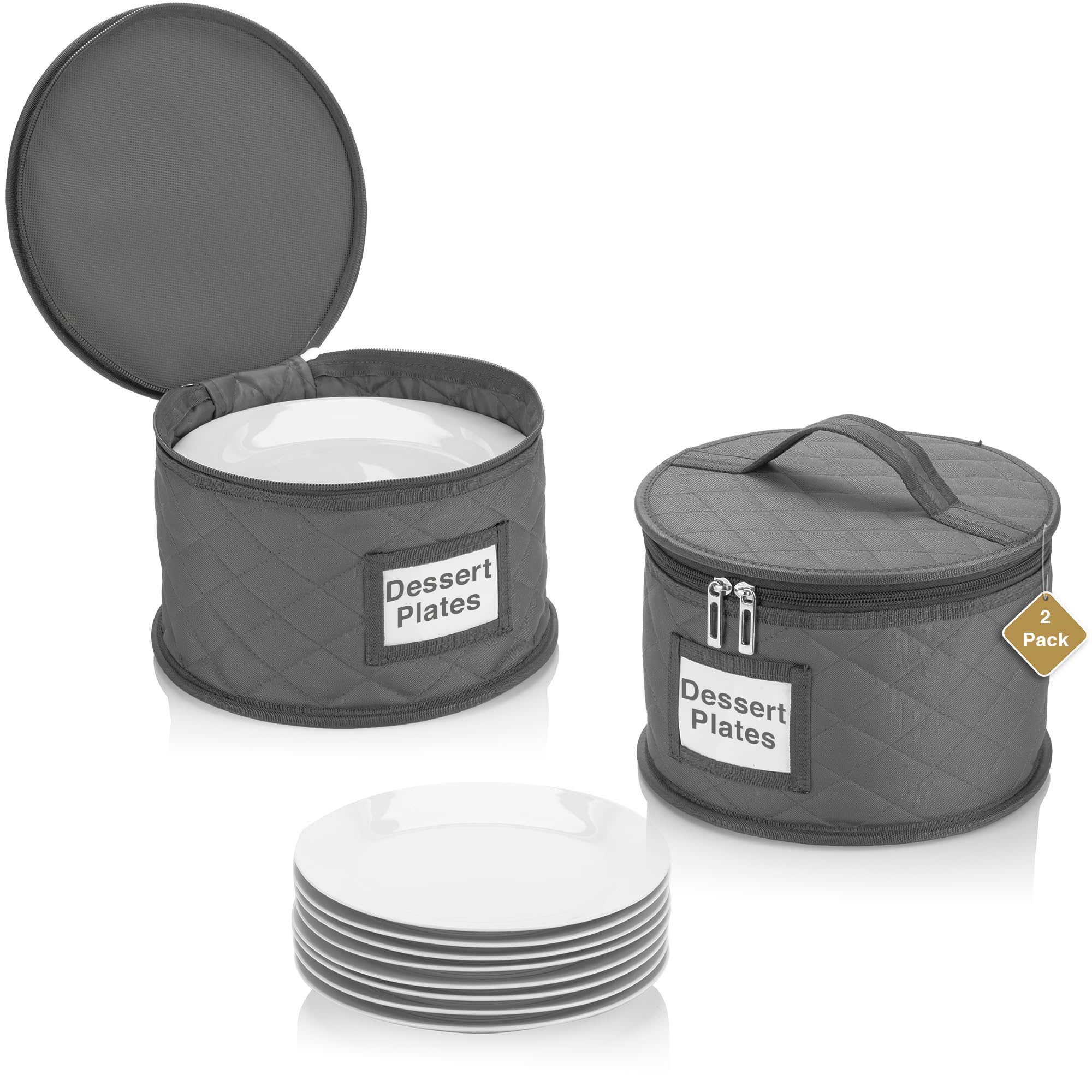 Amazon.com: 2 Pack 8" Bowl and Dessert Plate Storage Cases - China ...