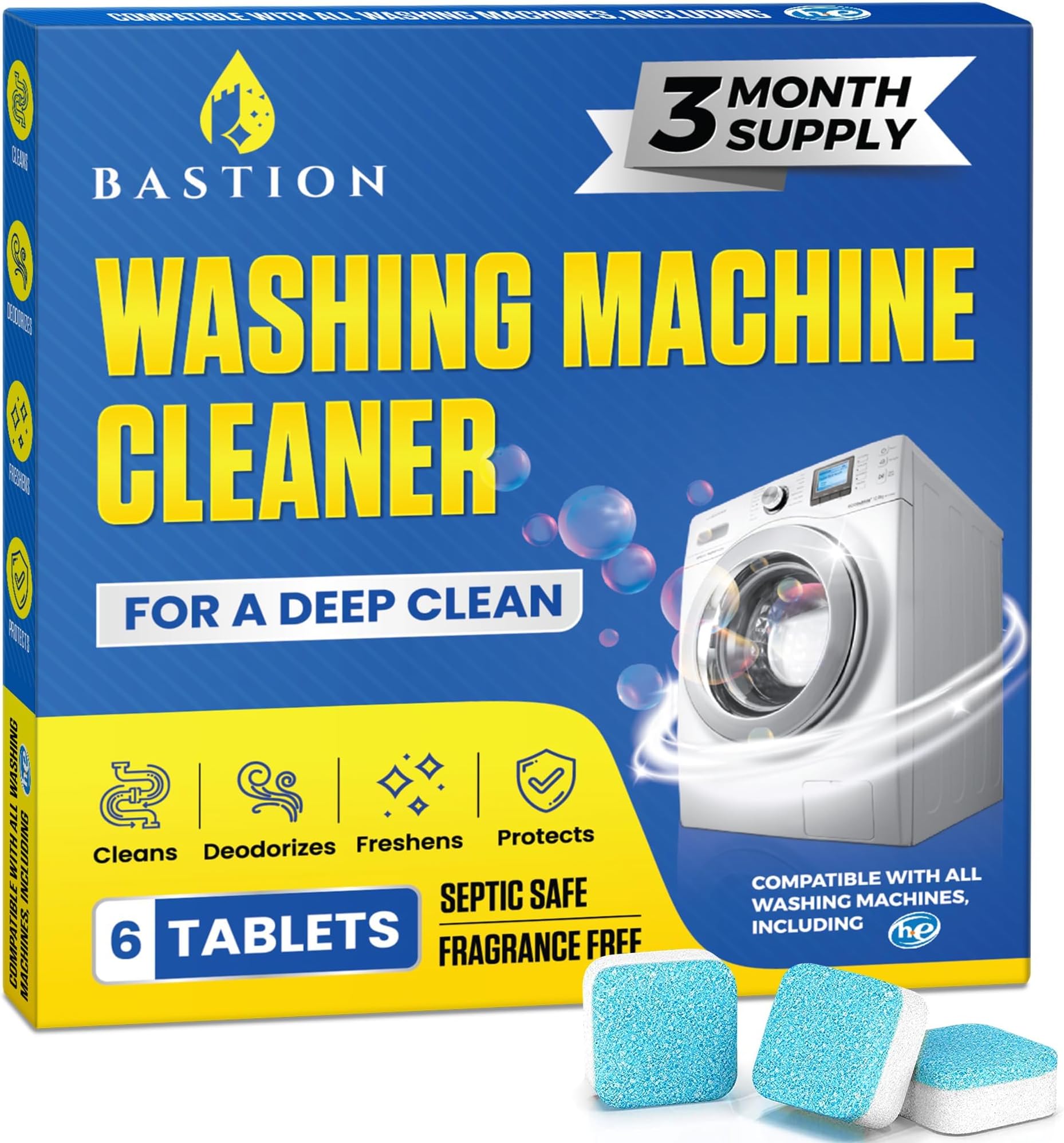 Amazon.com: Dr.Beckmann Service-it Deep Clean Washing Machine Cleaner ...