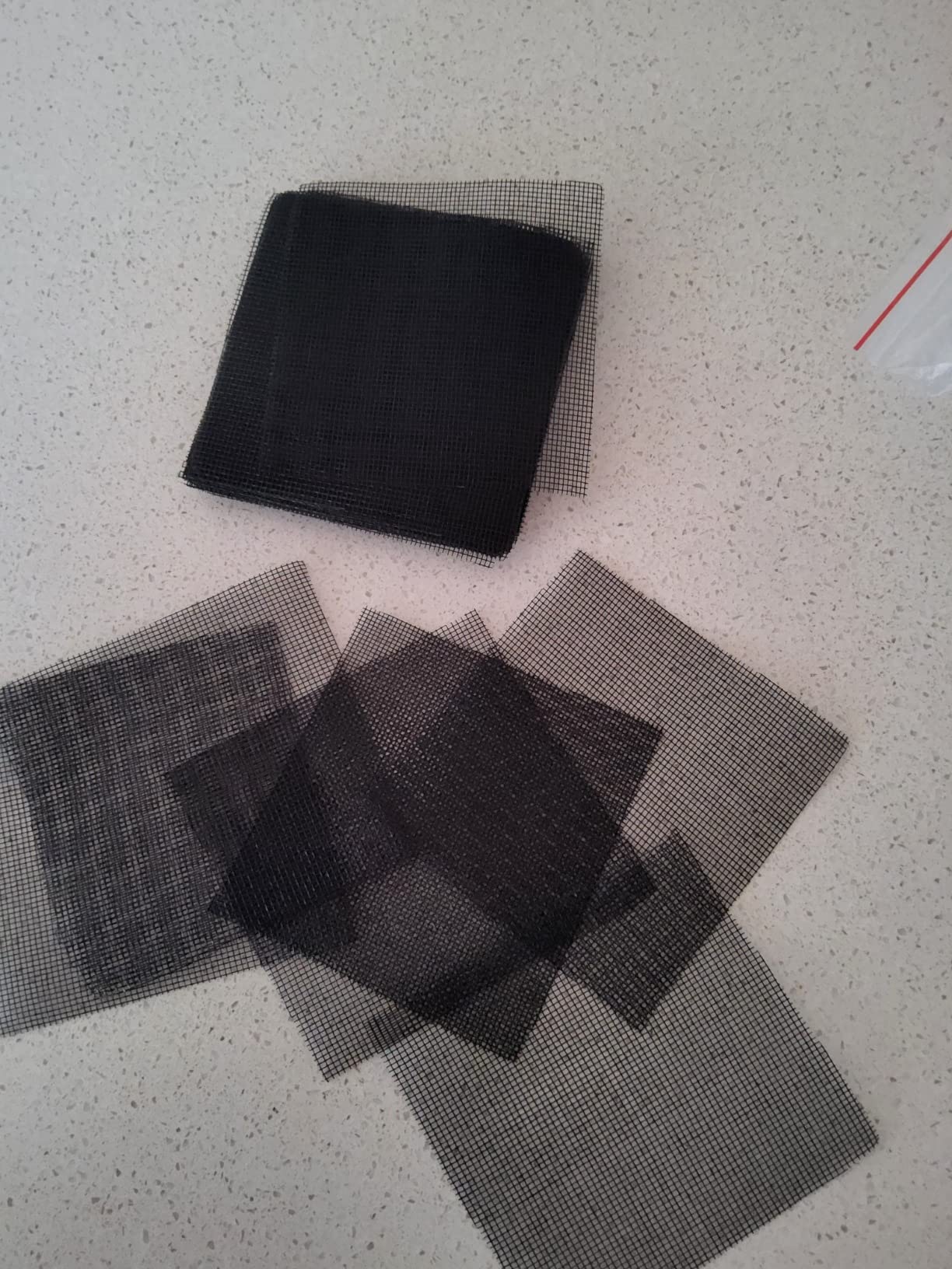 Lainrrew 50 Pcs Flower Pot Hole Mesh Pad, Square Bonsai Mesh Drainage ...