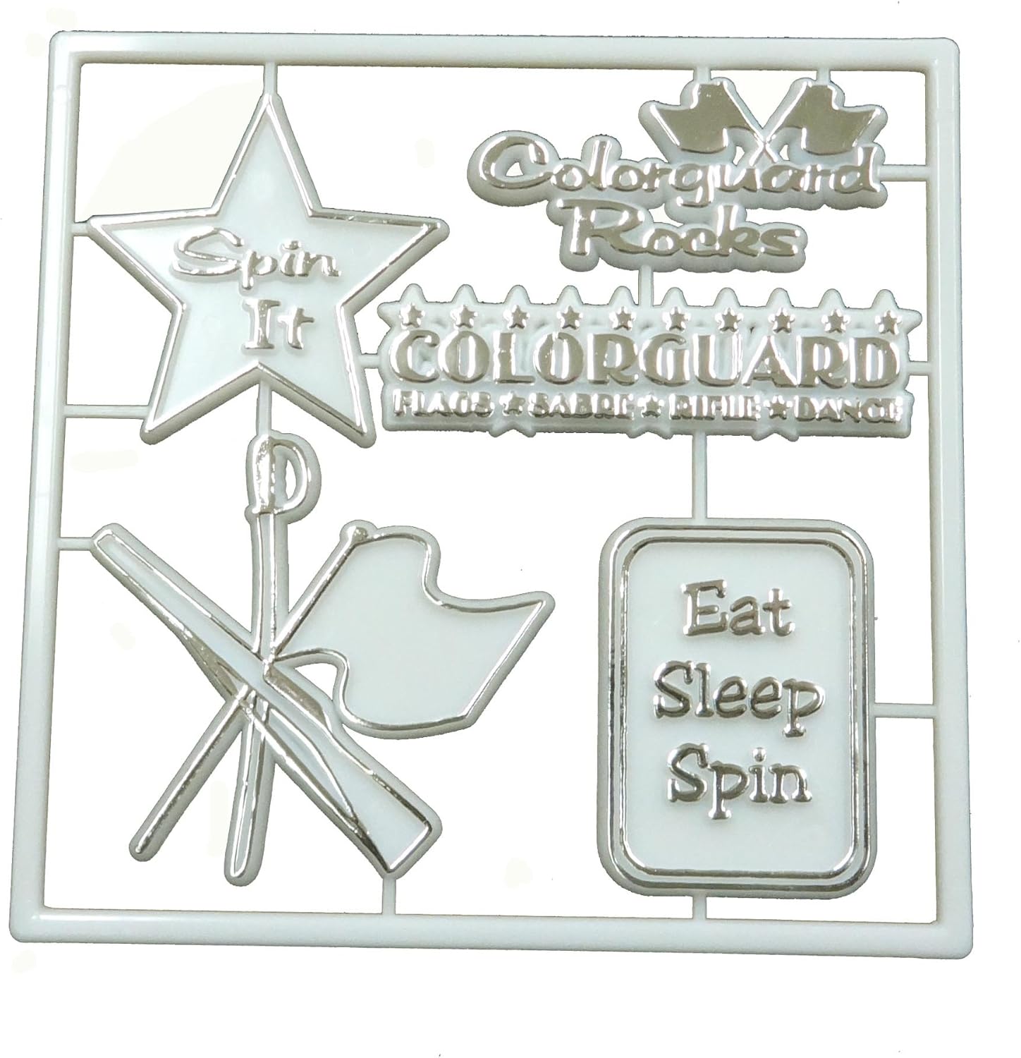 Amazon.com: Color Guard Embellishment Pack - Silver
