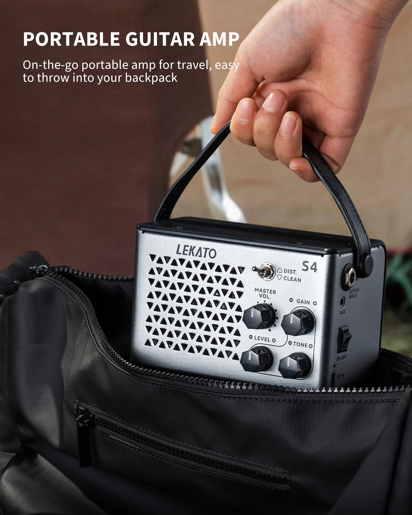 Snapklik.com : Mini Guitar Amp, Electric Guitar Amp 10W, Clean ...