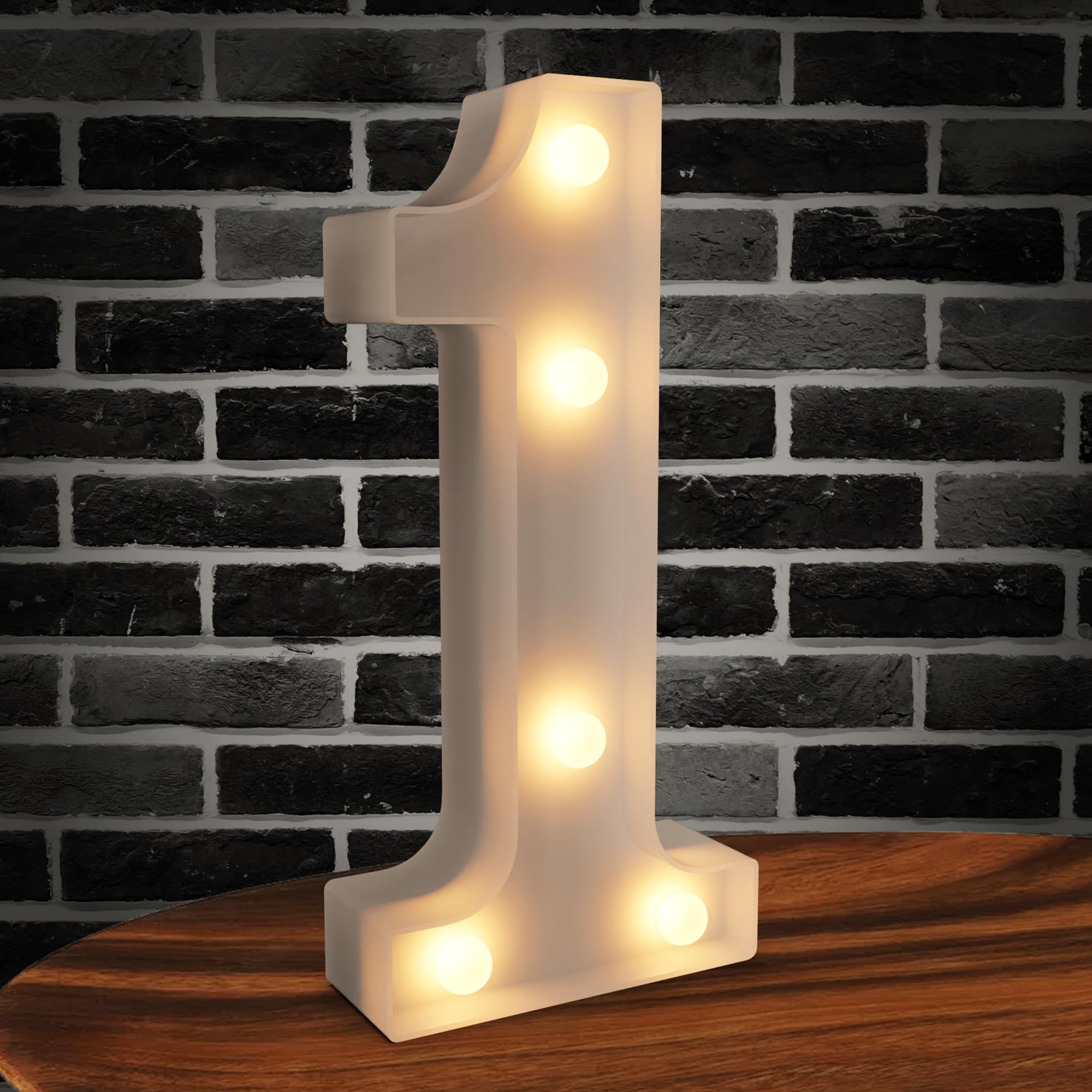Amazon.com: Marquee Numbers Light up Numbers, 0-9 Number Battery ...