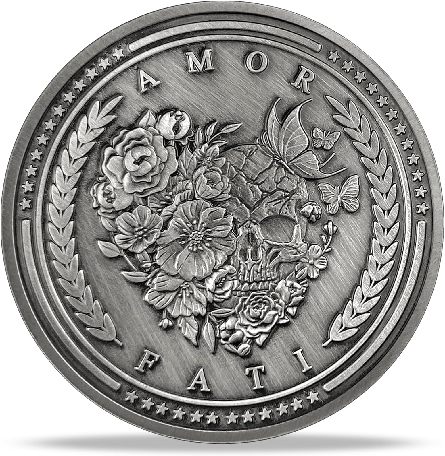 Amazon.com: Amor Fati Coin Reminder Token Stoic Challenge Coin EDC Coin ...