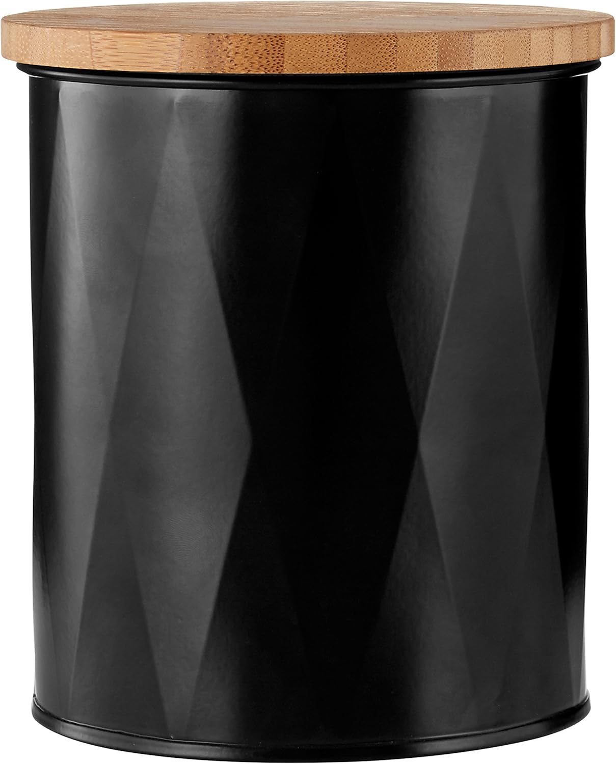 Premier Housewares Rhombus Storage Canister, Black, Small : Amazon.co ...