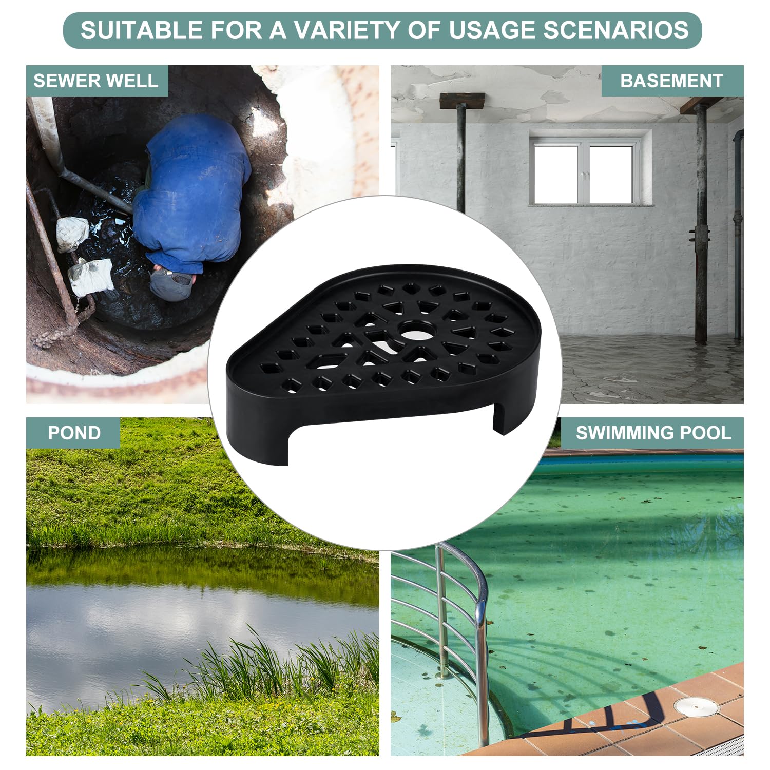 Pedestal Sump Pump FZDSY Sump Pump Stand Durable Pump Stand Riser For ...