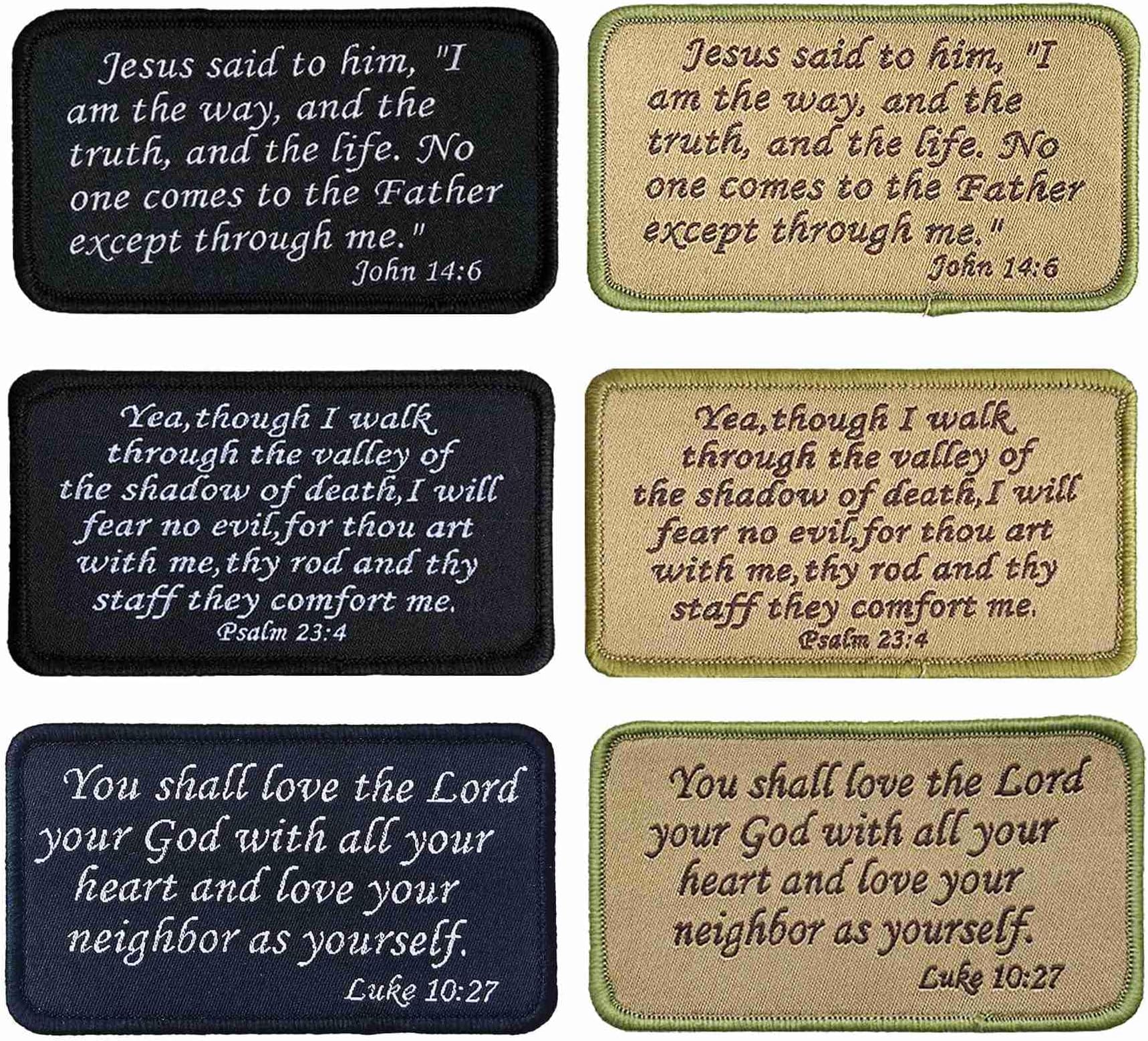 Amazon.com: Christian Flag Patch PVC American Flag Patch Compatible ...