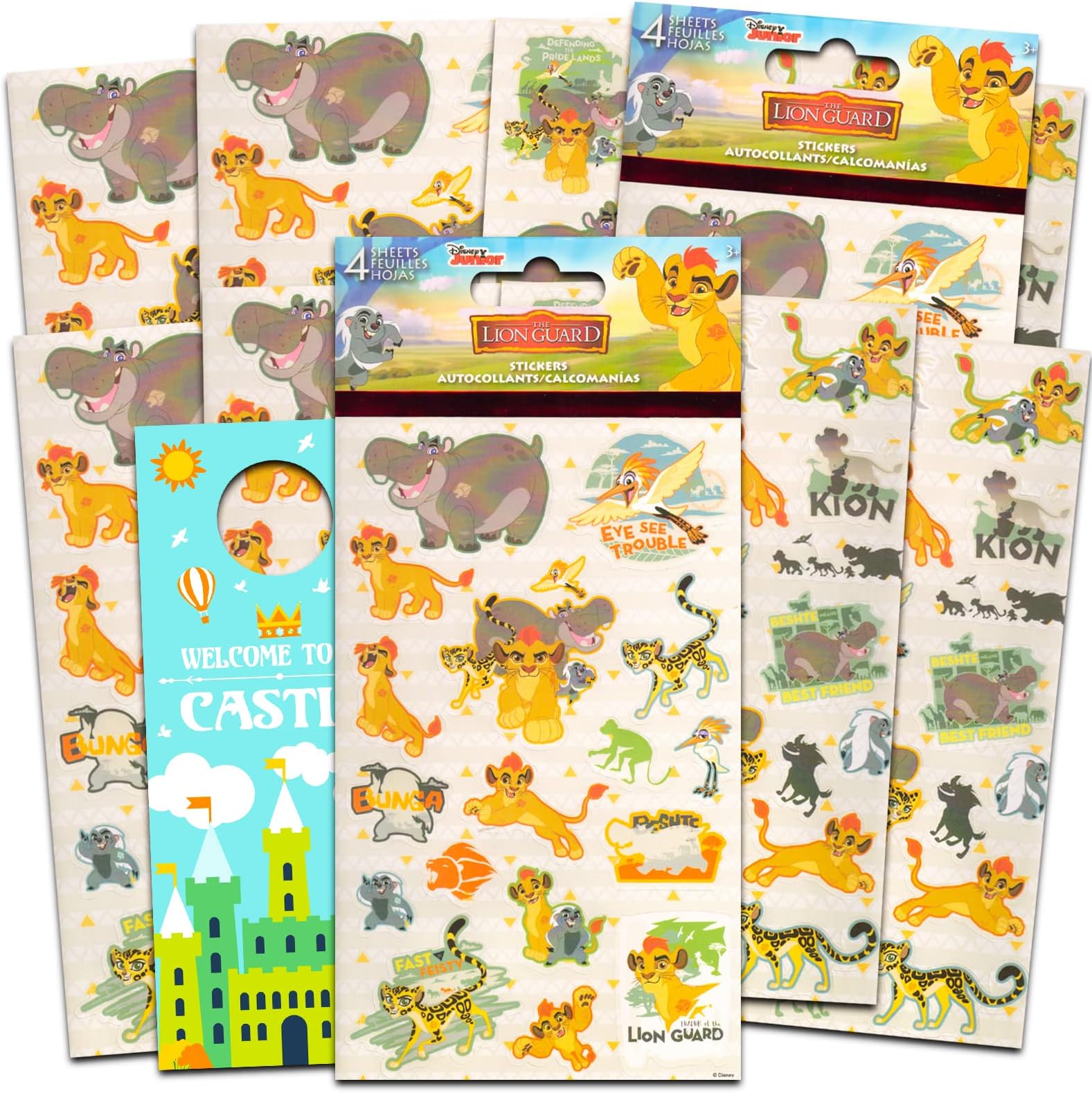 Amazon.com: Lion Guard Stickers for Kids - Bundle with Over 120 Lion ...