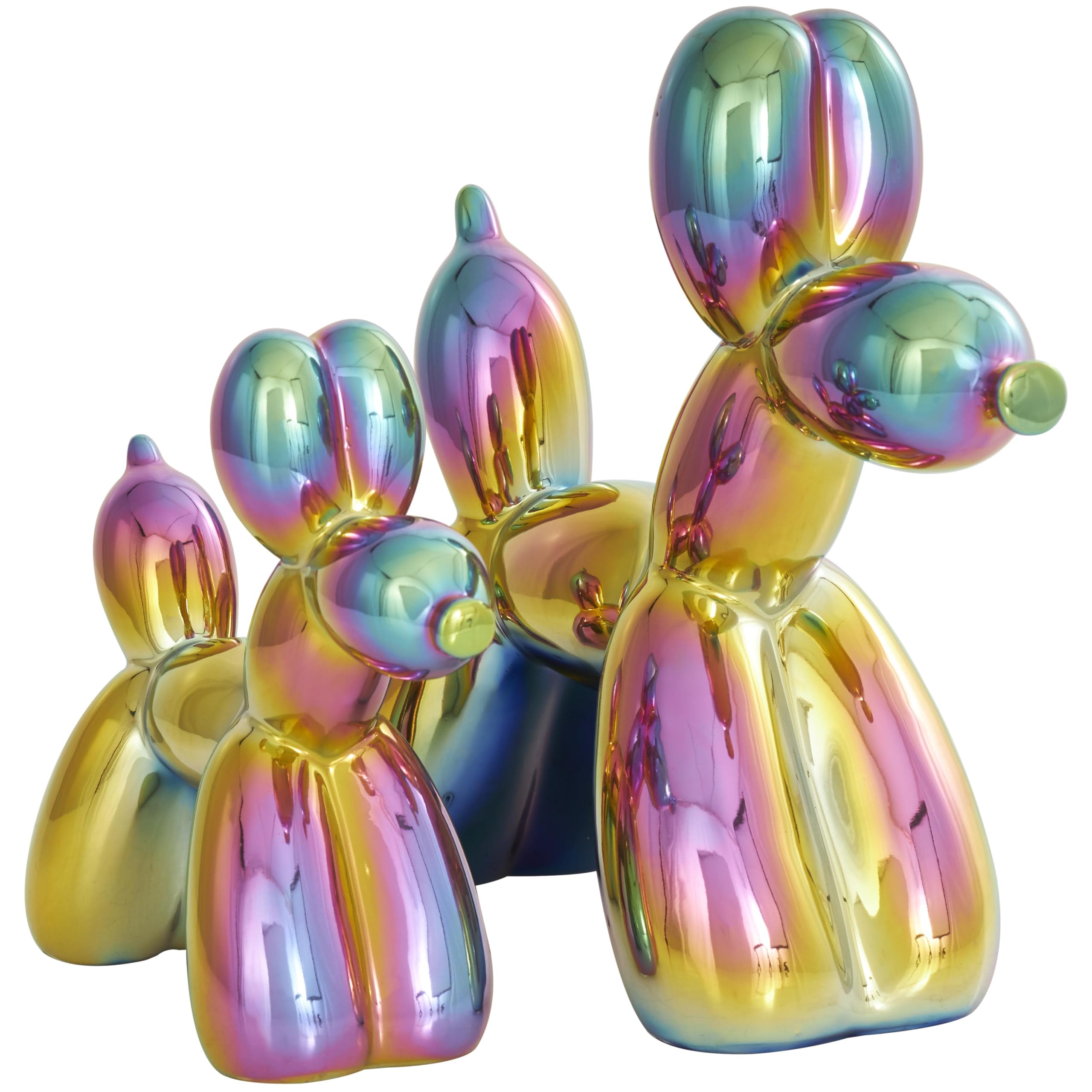 Amazon.com: Deco 79 Ceramic Dog Decorative Sculpture Balloon Home Decor ...