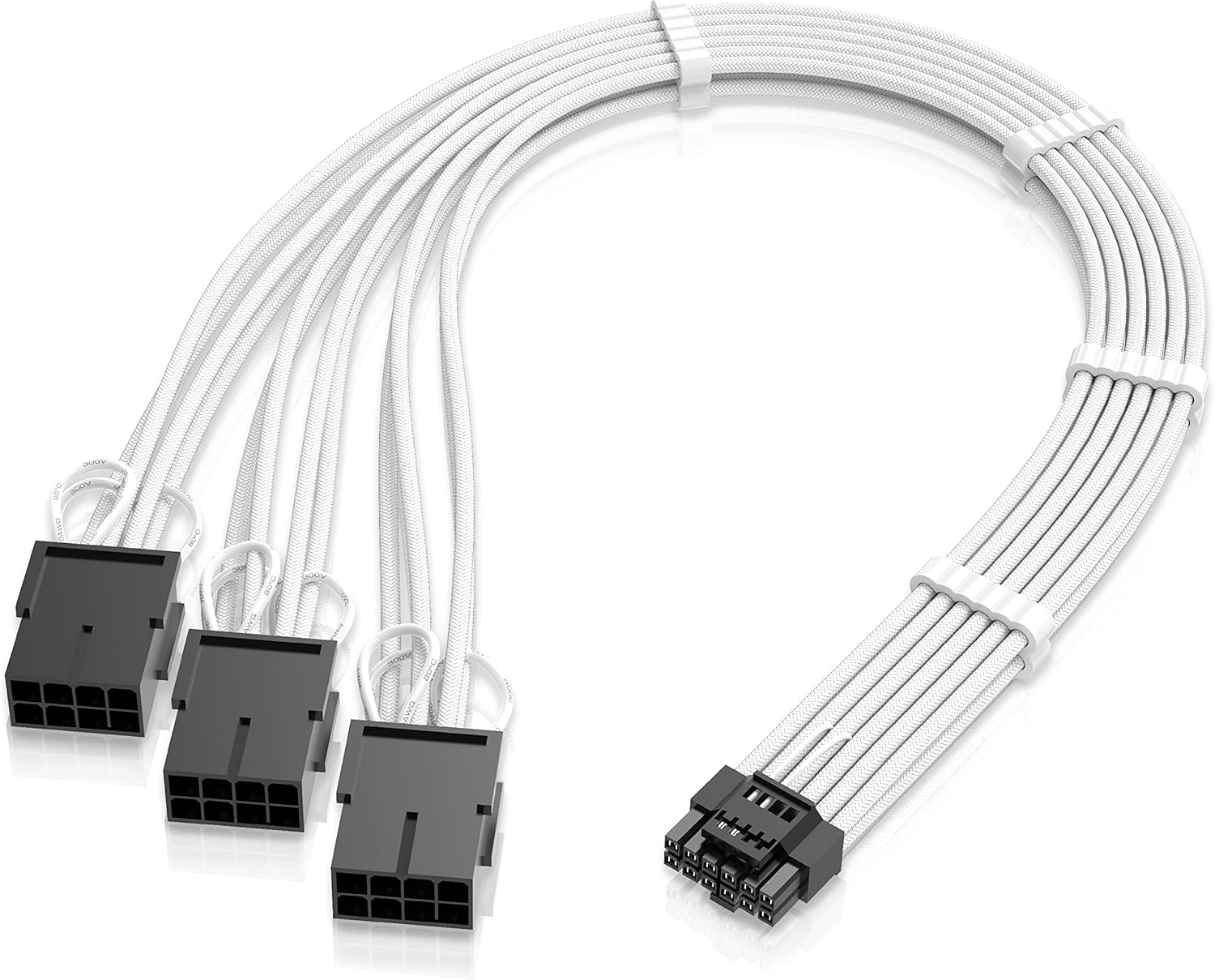 Amazon.com: EZDIY-FAB GPU Power Sleeved Cable Extension, 16pin(12+4 ...