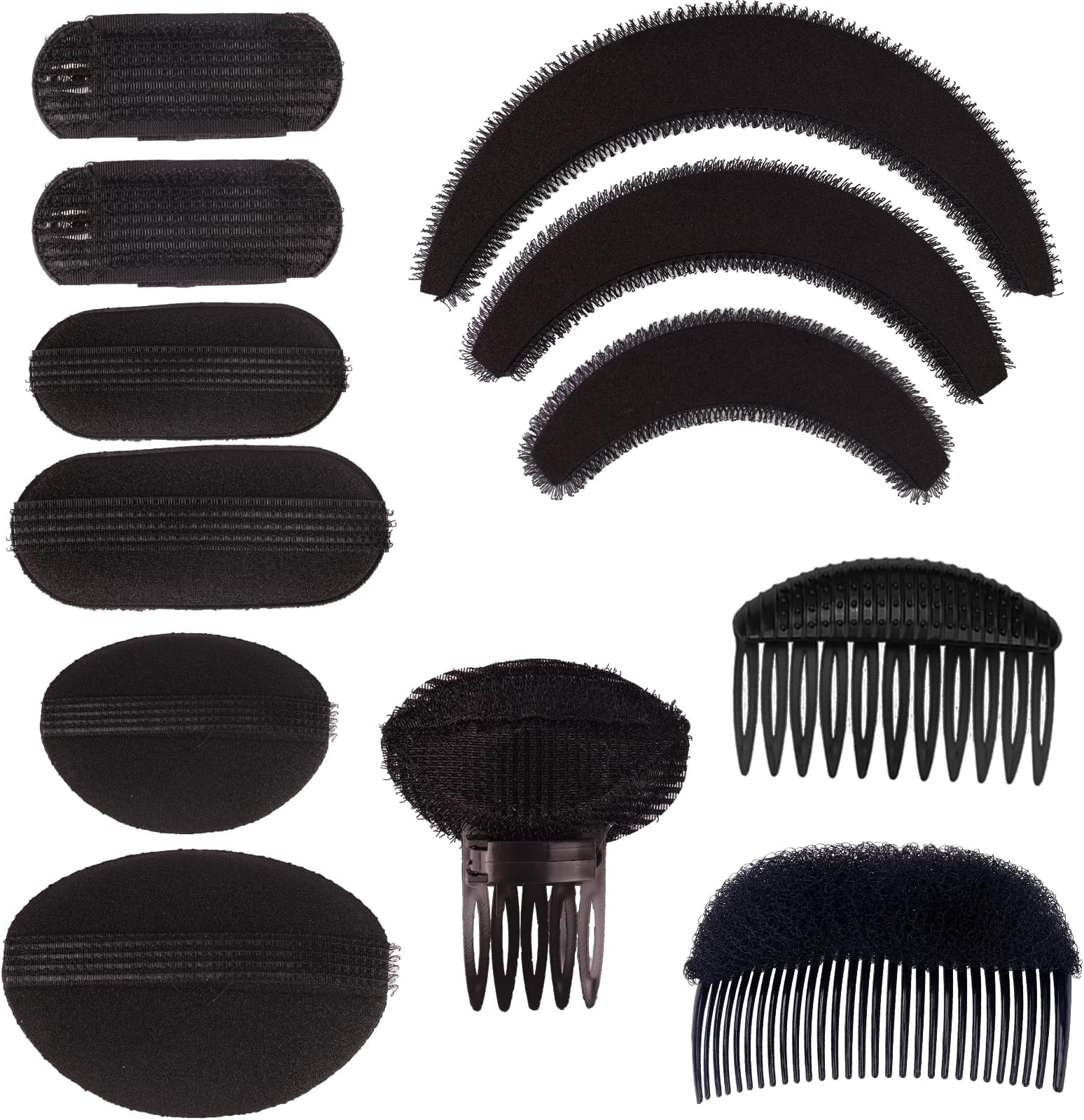 Amazon.com: 10 Pieces Hair Volumizing Accessories Set - Braiding Tool ...