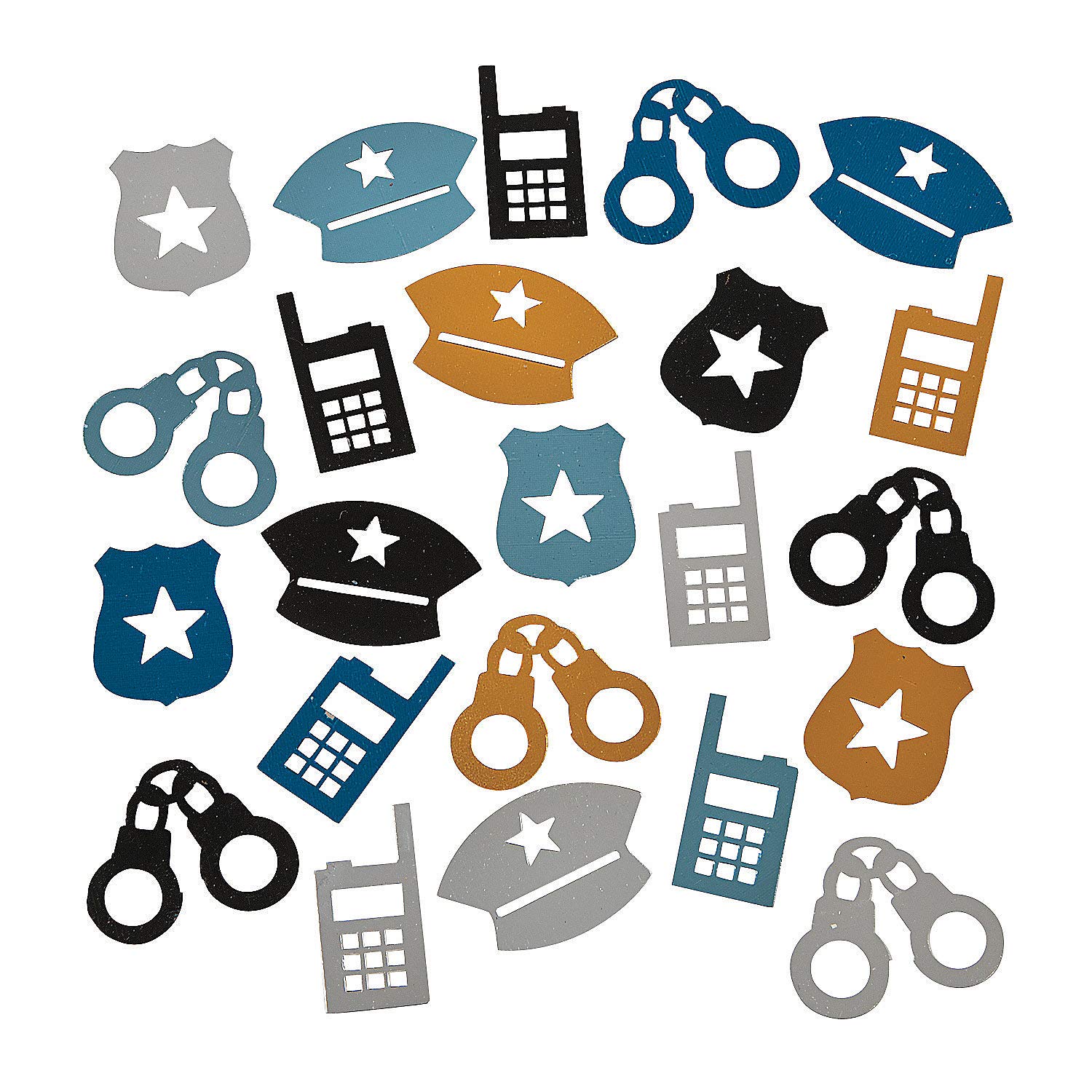 Amazon.com: Fun Express - Police Party Confetti for Birthday - Party ...