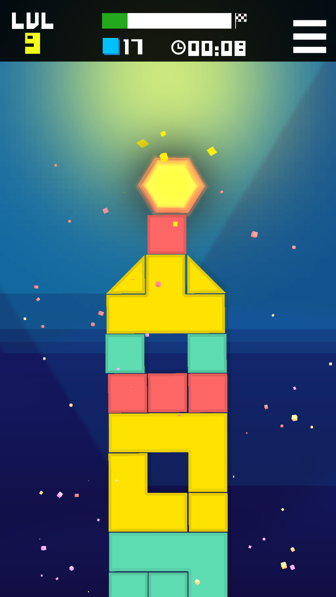 Hexagon Tower Balance - Block Fall - App on Amazon Appstore