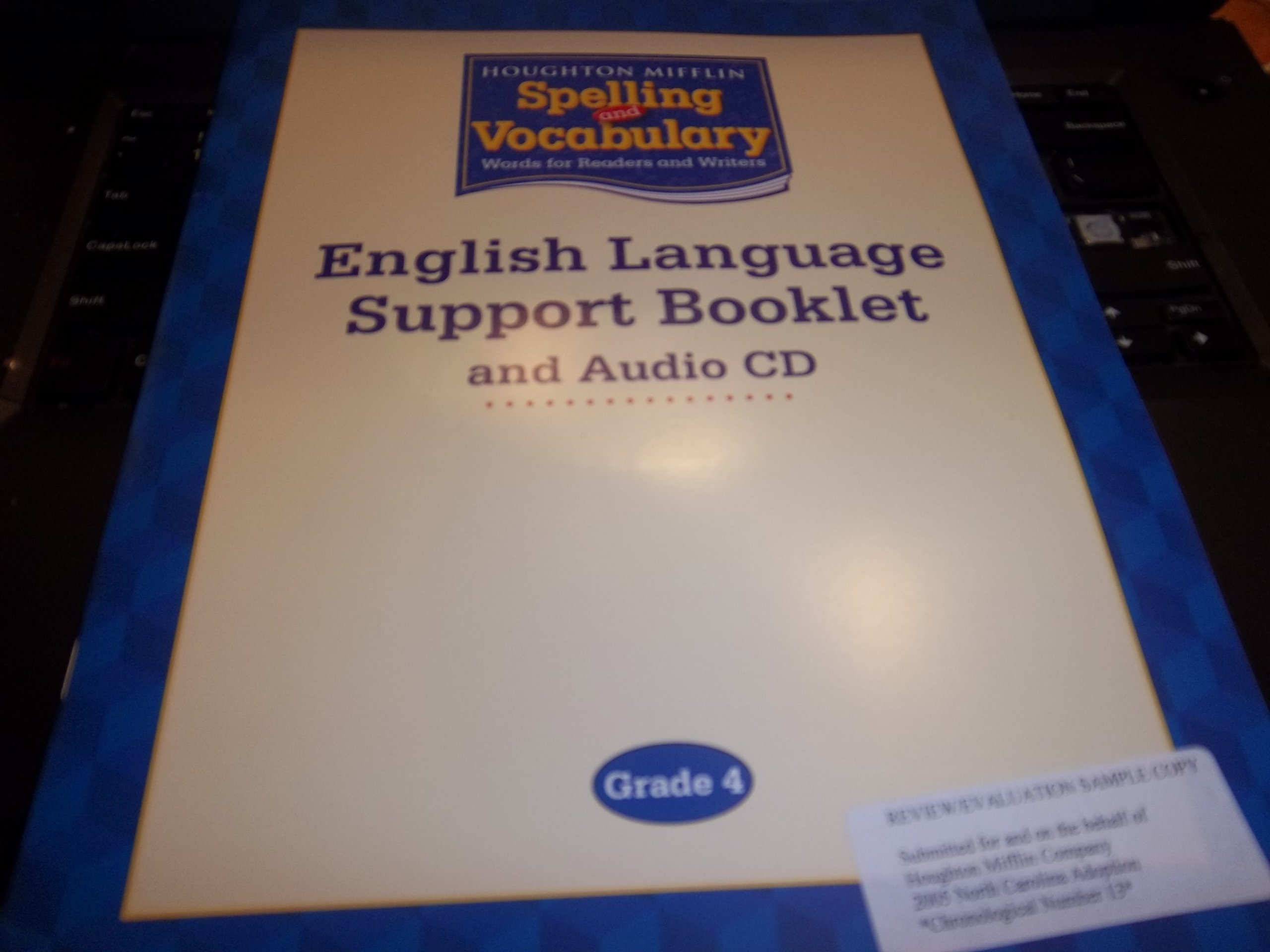 Amazon.com: Houghton Mifflin Spelling and Vocabulary: English Language ...