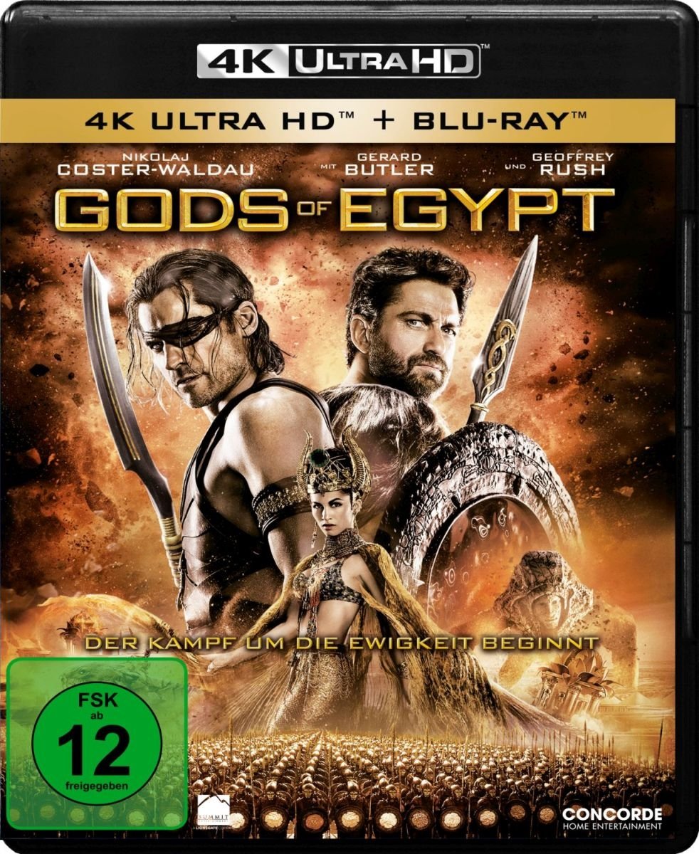 Gods Of Egypt (4K Ultra-HD) (+ Blu-ray) [Alemania] [Blu-ray]: Amazon.es ...