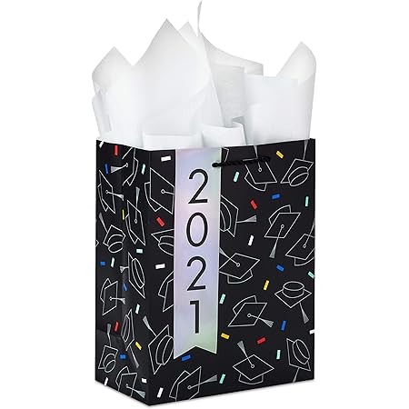 Amazon.com: Hallmark 13" Large Dr. Seuss Graduation Gift Bag with ...