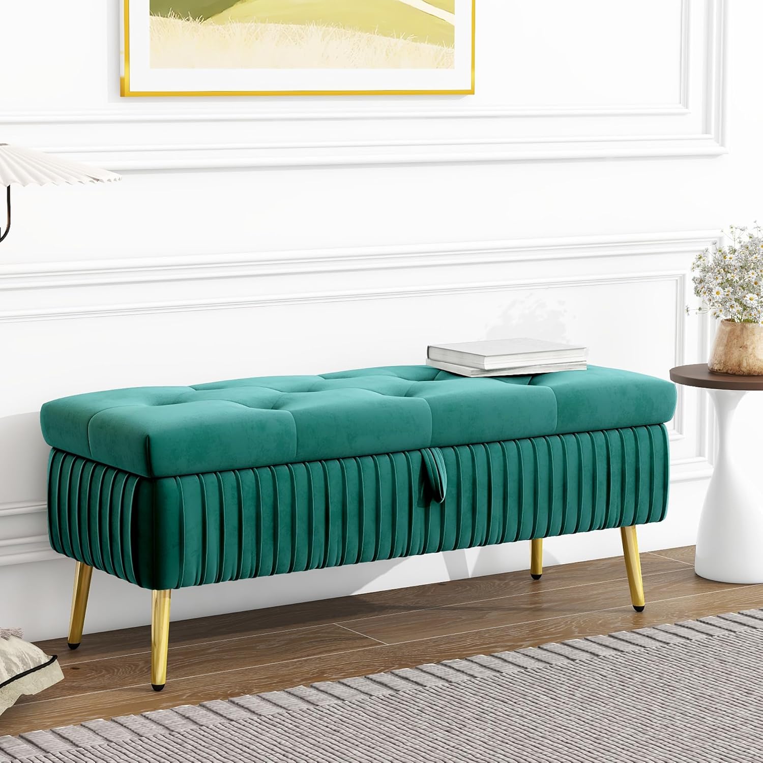 Amazon.com: NicBex Large Storage Bench for Living Room, Entryway ...