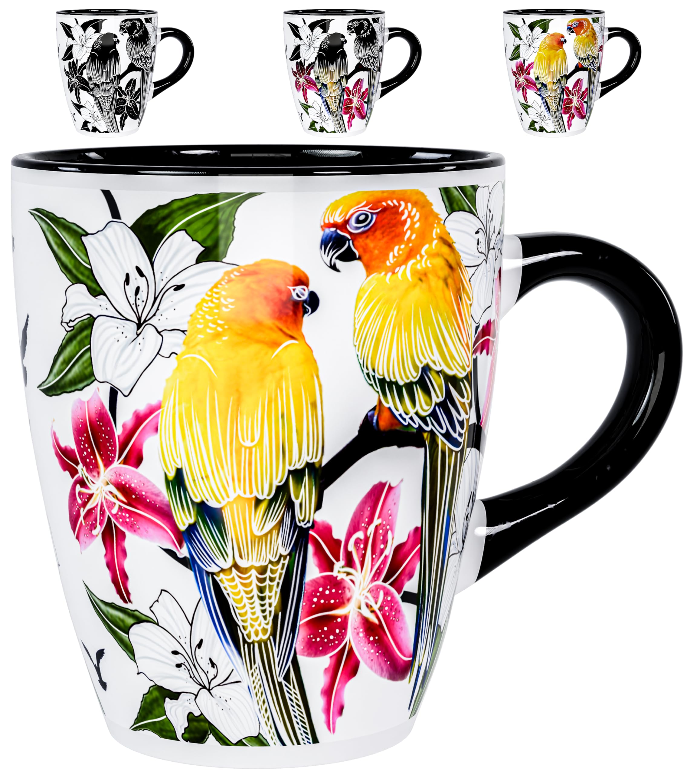 Amazon.com: Color Changing Bird Coffee Mug 12OZ - Ceramic Heat ...